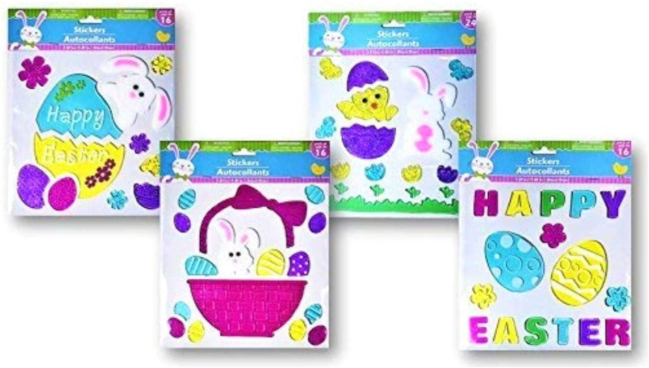 AOTA Assortment of Easter Gel Clings! Includes (4) Sheets, Including ...