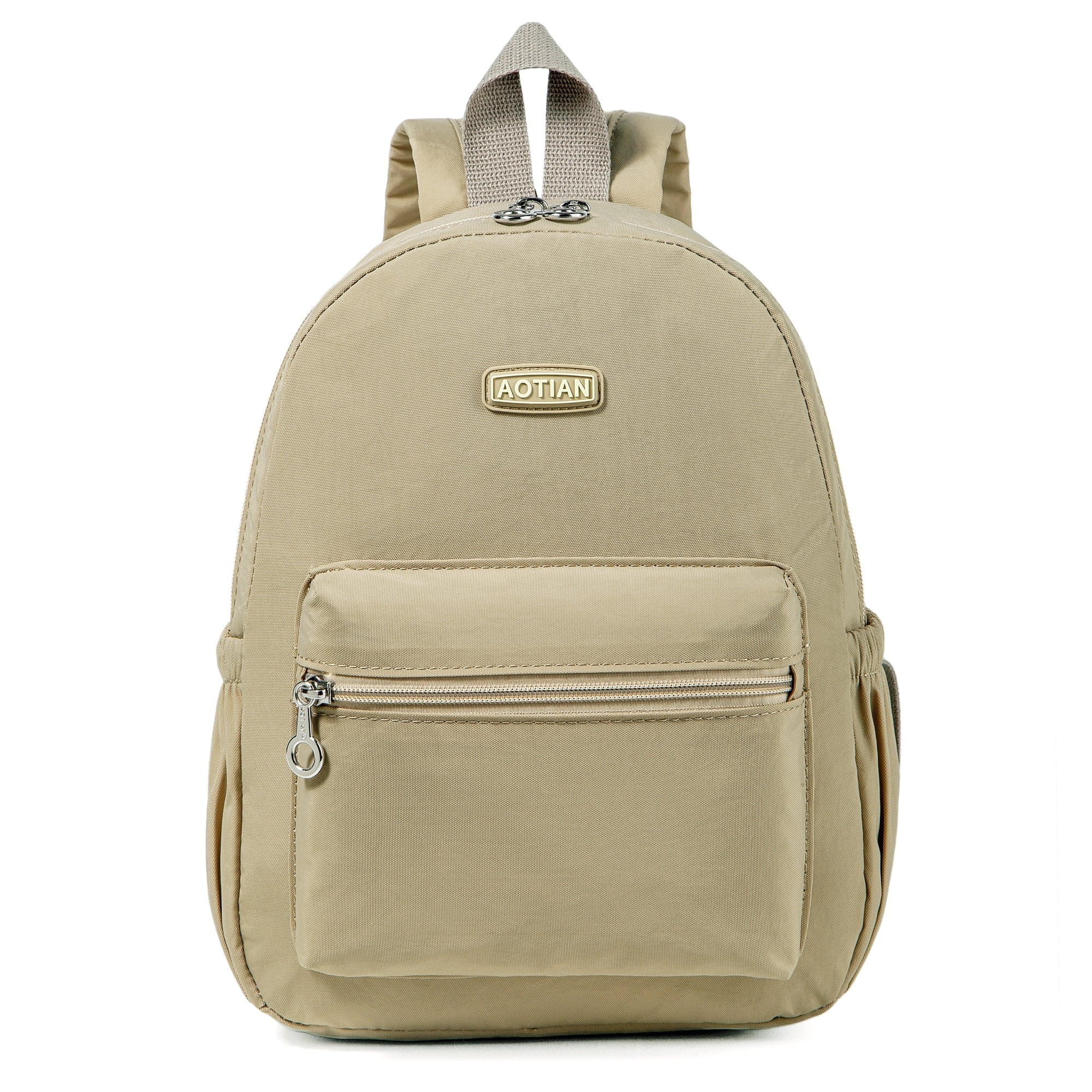AOTIAN Women’s Nylon Mini Casual Daypacks Small Backpack Khaki ...