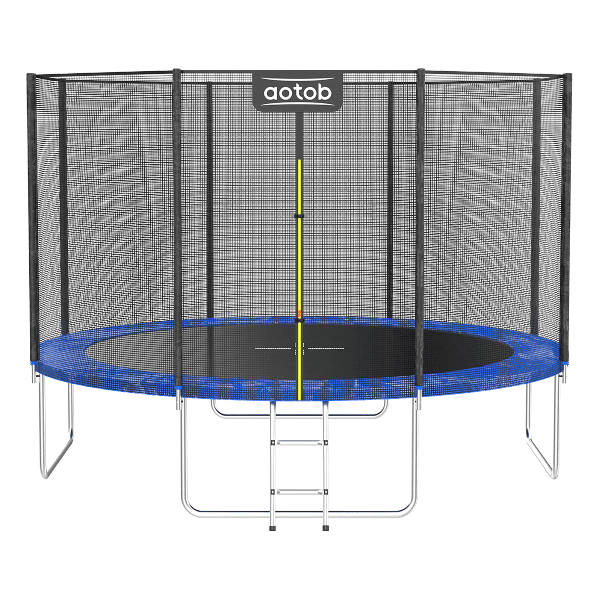 AOTOB 12FT Trampoline for Kids/Adults, 1400LBS Capacity with Safety Net ...