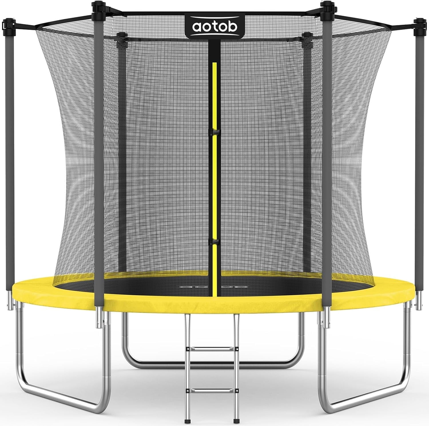 AOTOB Trampoline for Kids and Adults,400LBS 8FT Trampoline with ...