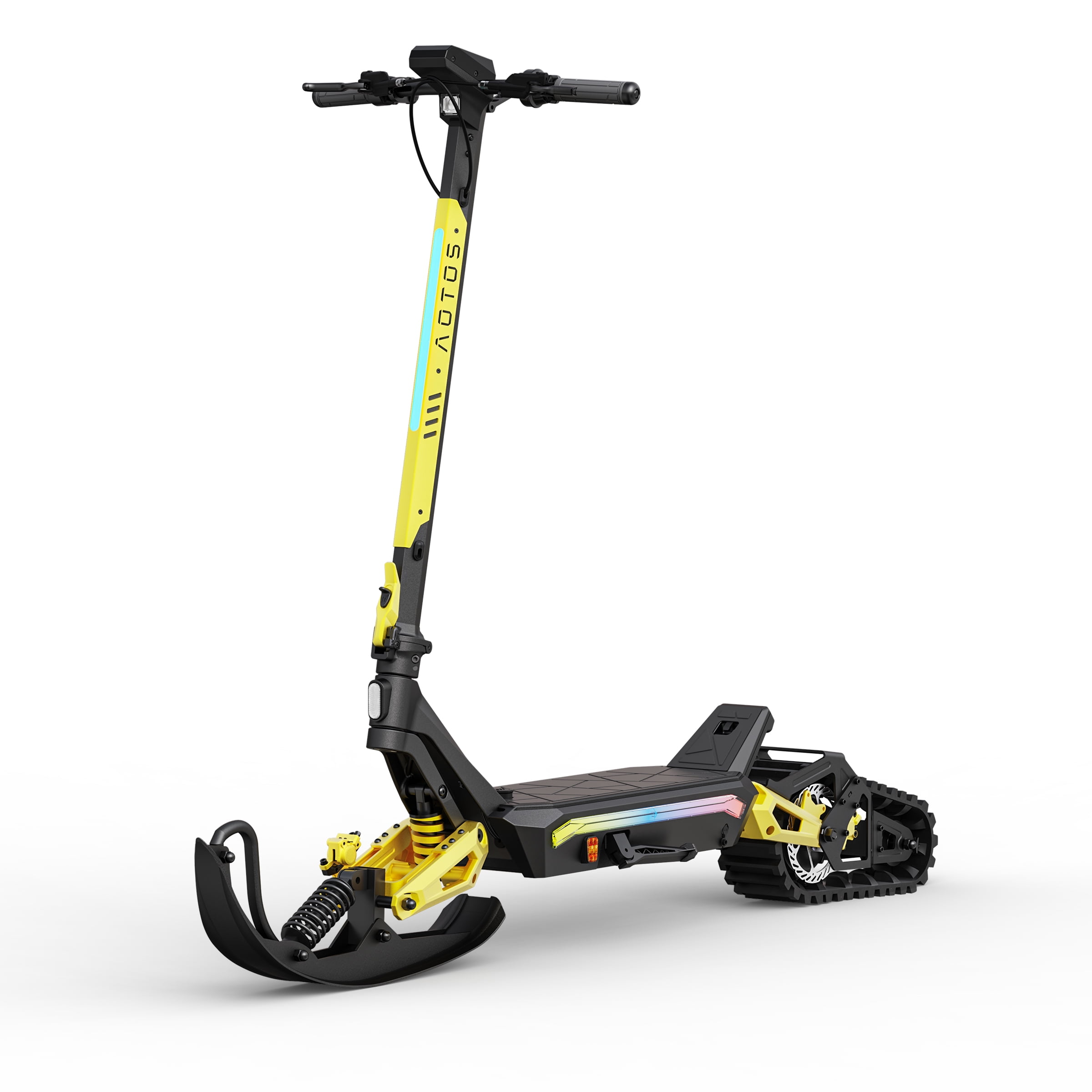 AOTOS GT01 Pro Electric Snow Scooter, 15 MPH Top Speed, 16.77 Miles ...