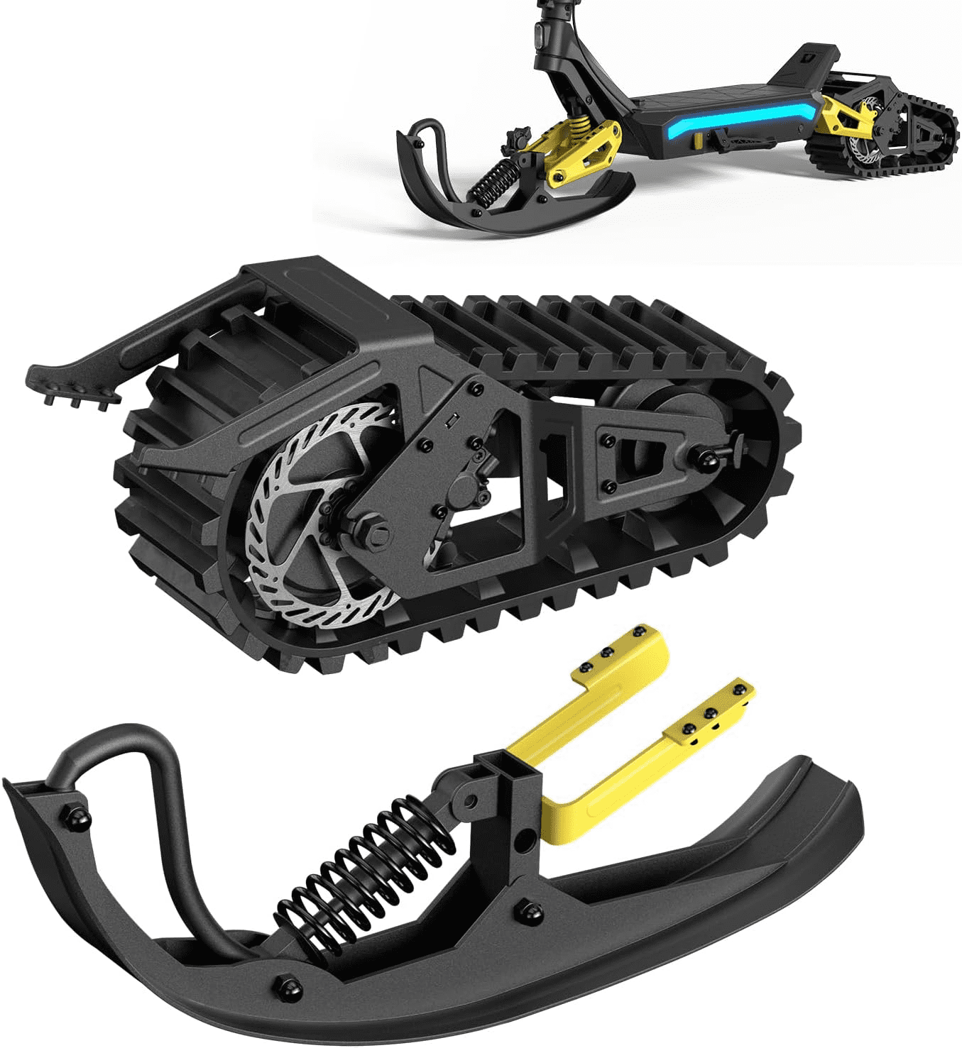 AOTOS Snow Sled Accessories for Electric Scooter, 1500W Motor Snow ...