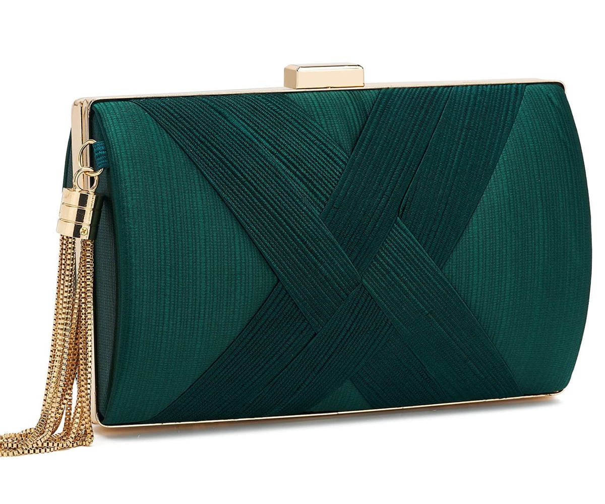 AOUNQ Clutch Purse for Women Evening Bags Formal Party Wedding Clutches ...