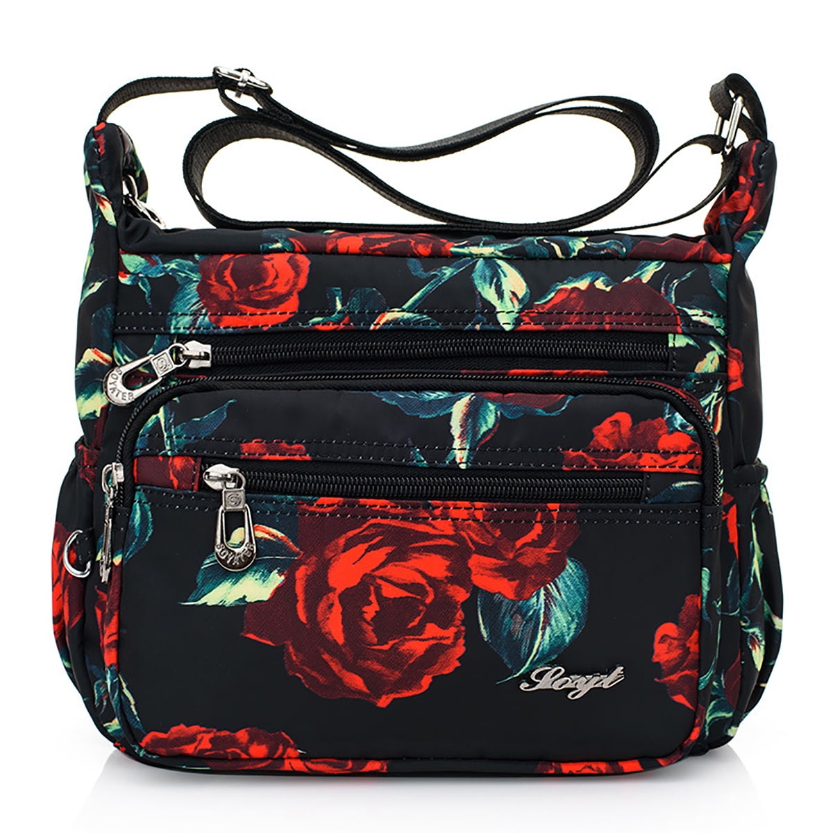 "AOUNQ Nylon Waterproof Crossbody Bag for Women, Small Travel Purse ...