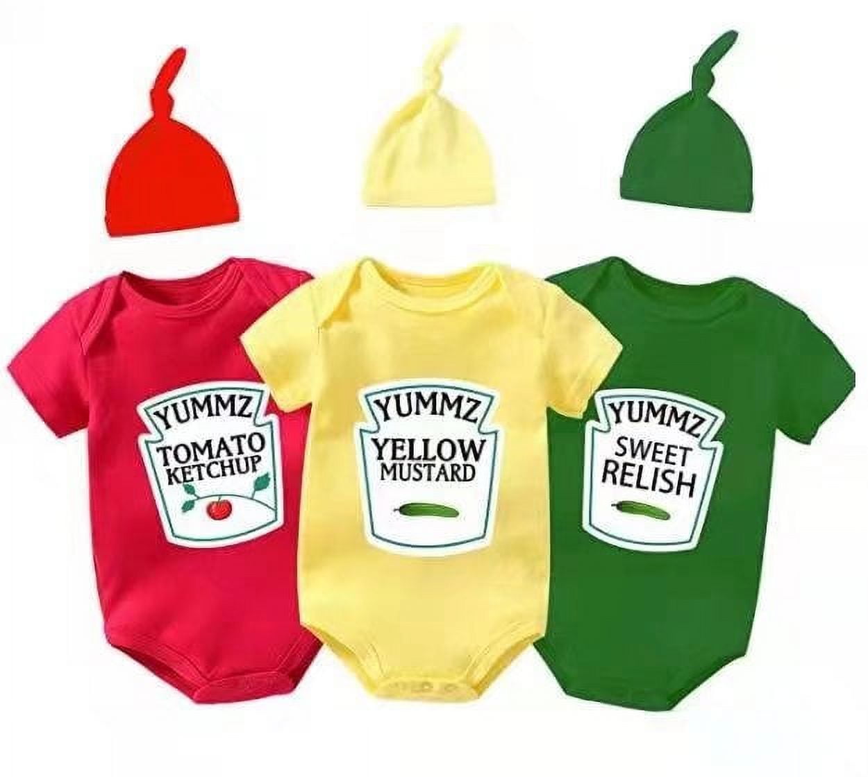 AOUYOA Baby Triplets Bodysuit Boys Clothes Twins Baby Girls Outfits ...