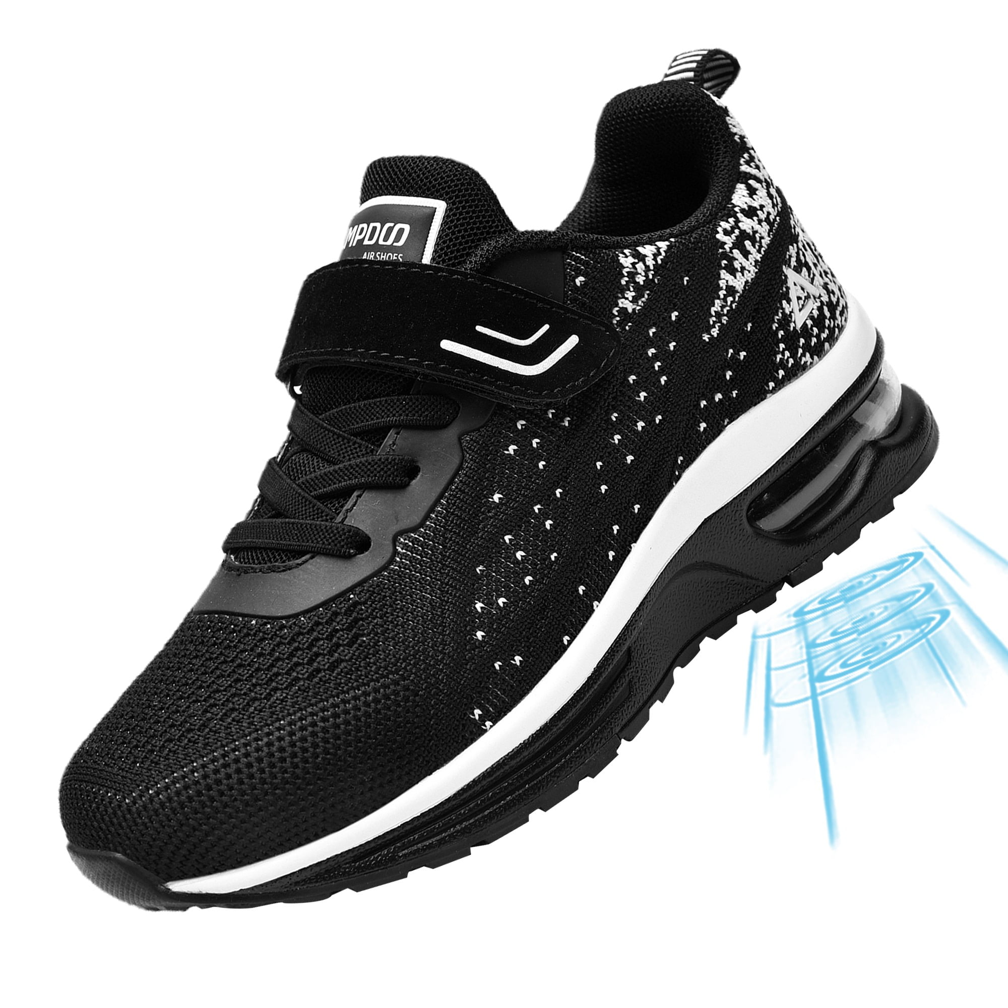 AOV GREEN LEAF Kids Athletic Tennis Running Shoes Breathable Sport Air ...