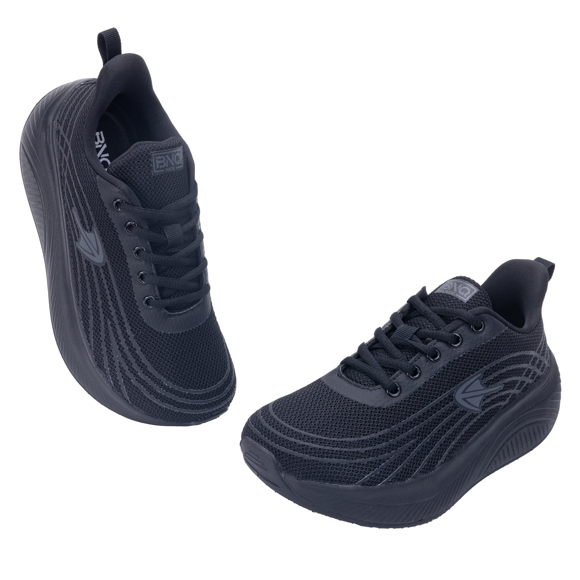 AOV Wide Toe Box Shoes Women Walking Tennis with Arch Support Orthotic ...
