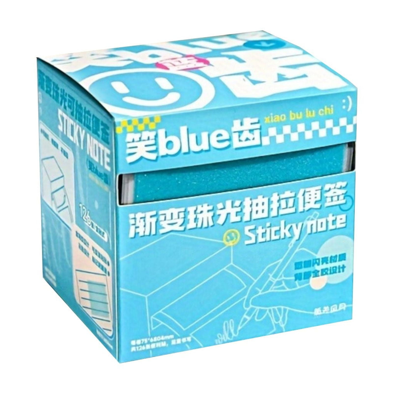 AOVUWU 126 Sheets/Box Roll Tape Notes Full Adhesive Pull-Out Dispenser ...