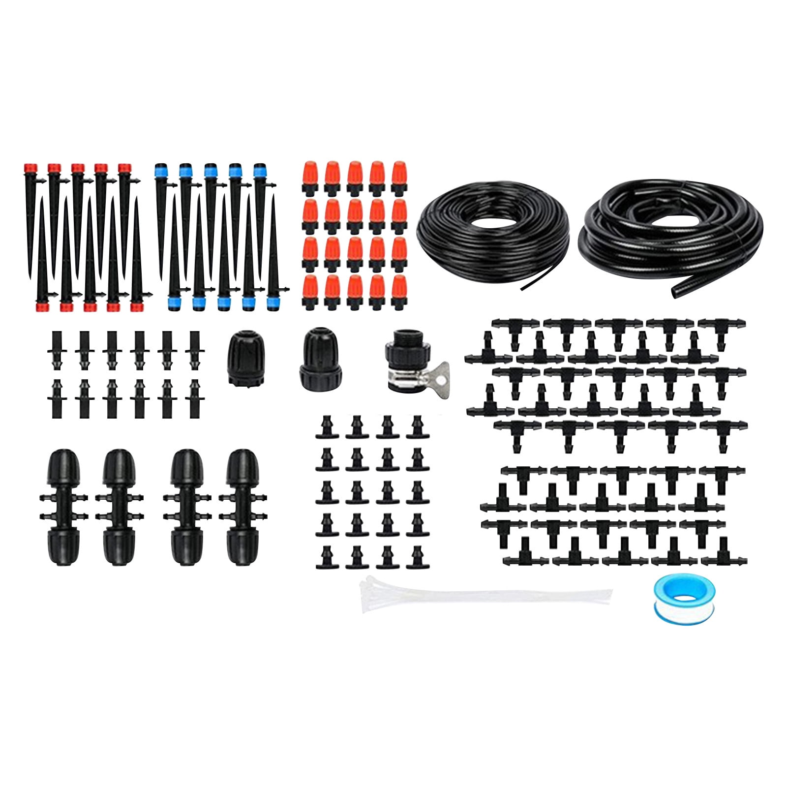 AOVUWU 240FT Drip Irrigation System,Automatic Drip Irrigation Kit With ...