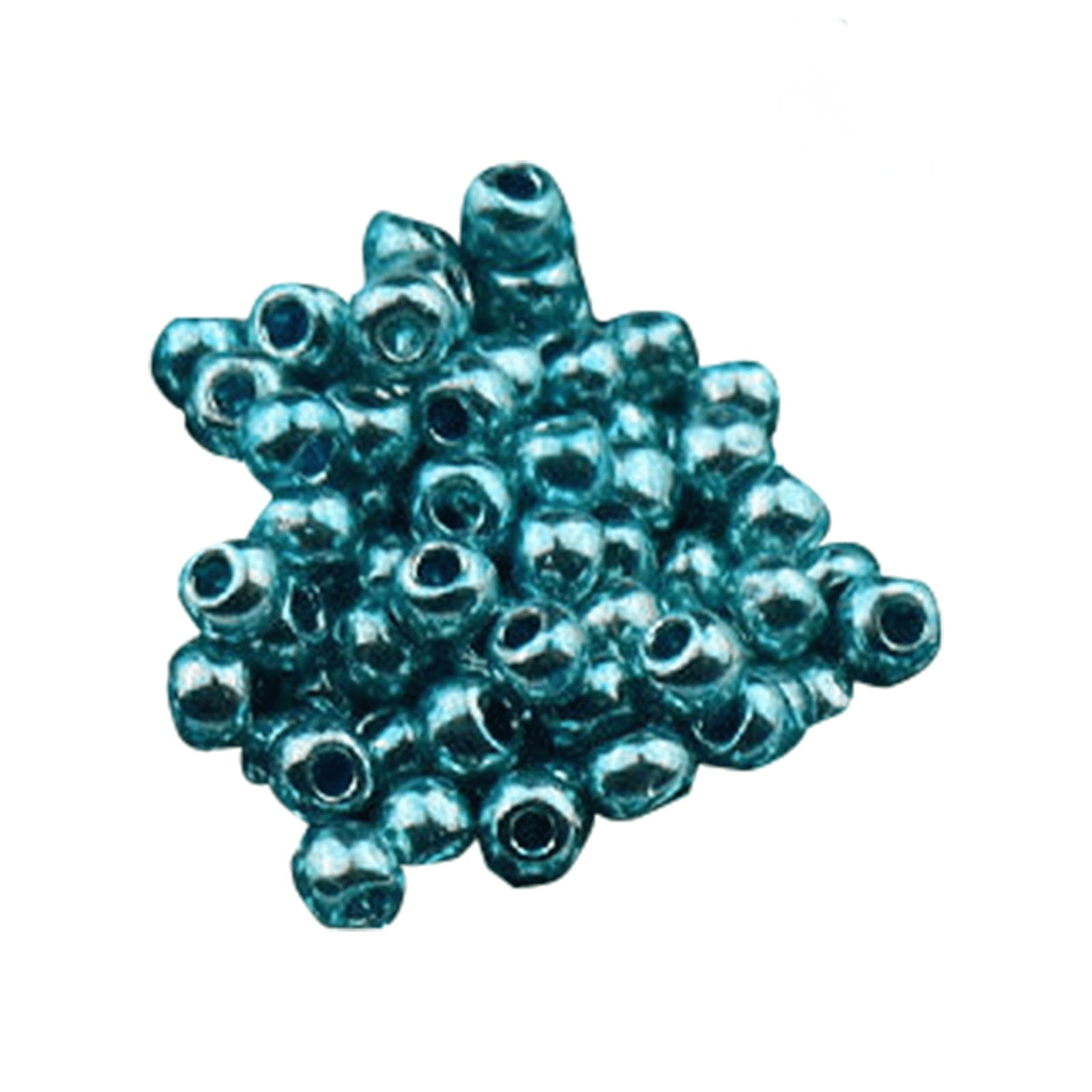 AOVUWU 2mm Uniform Plated Round Spacer Glass Beads For DIY Charm Craft ...