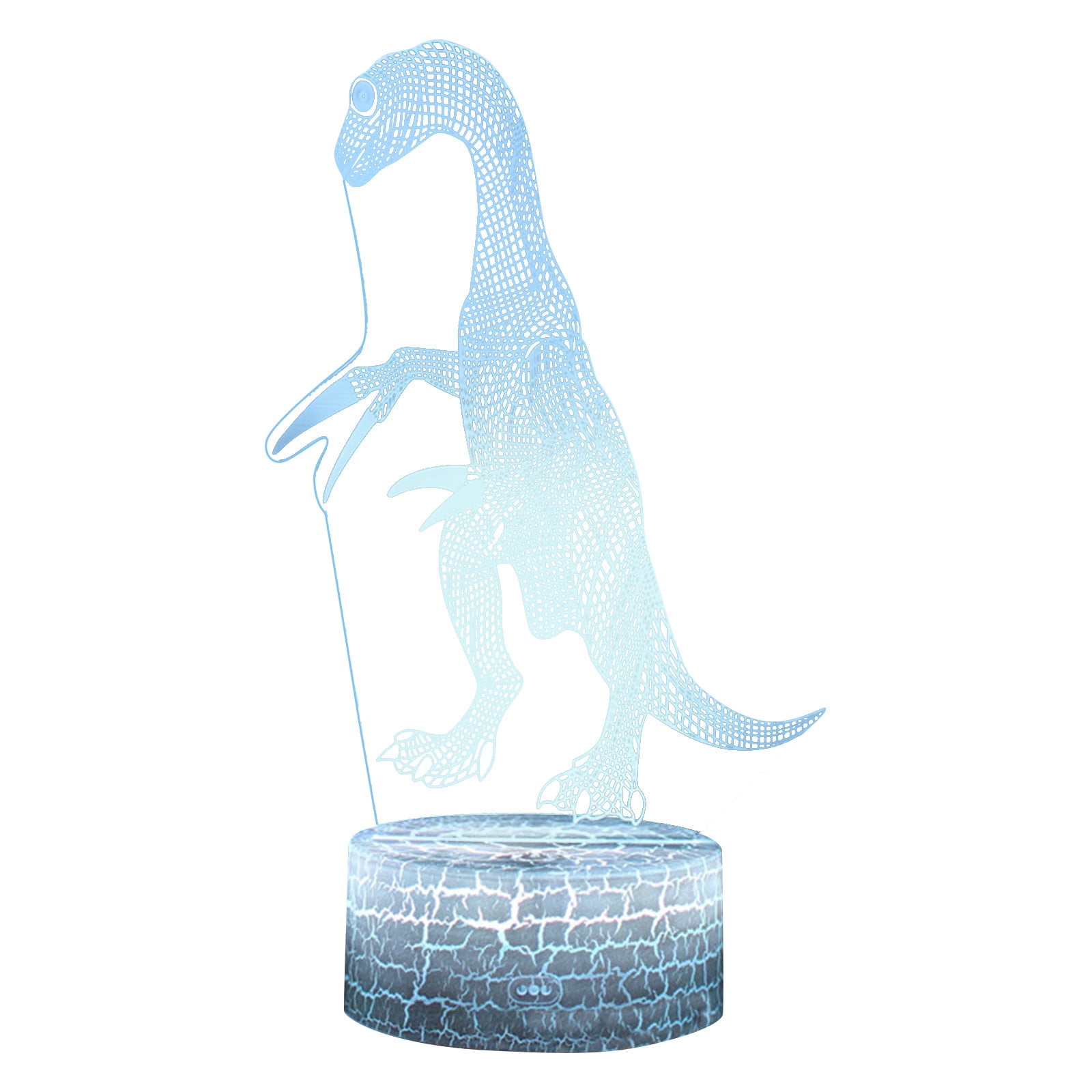 AOVUWU 3D Dinosaur Night Light for Kids LED Optical Illusion Lamp with ...