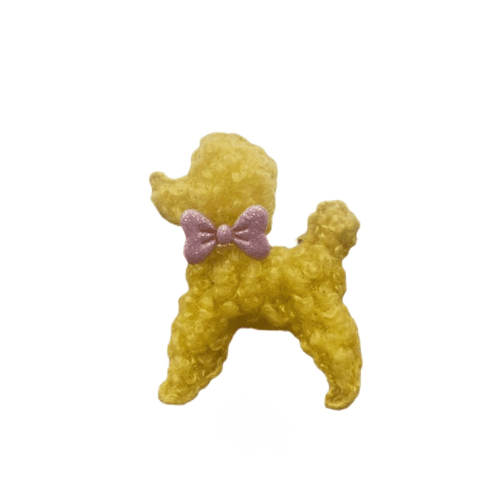 AOVUWU 6Pcs Teddy Plush Padded Patches Rhinestone Bow Stick-on Cute Dog ...