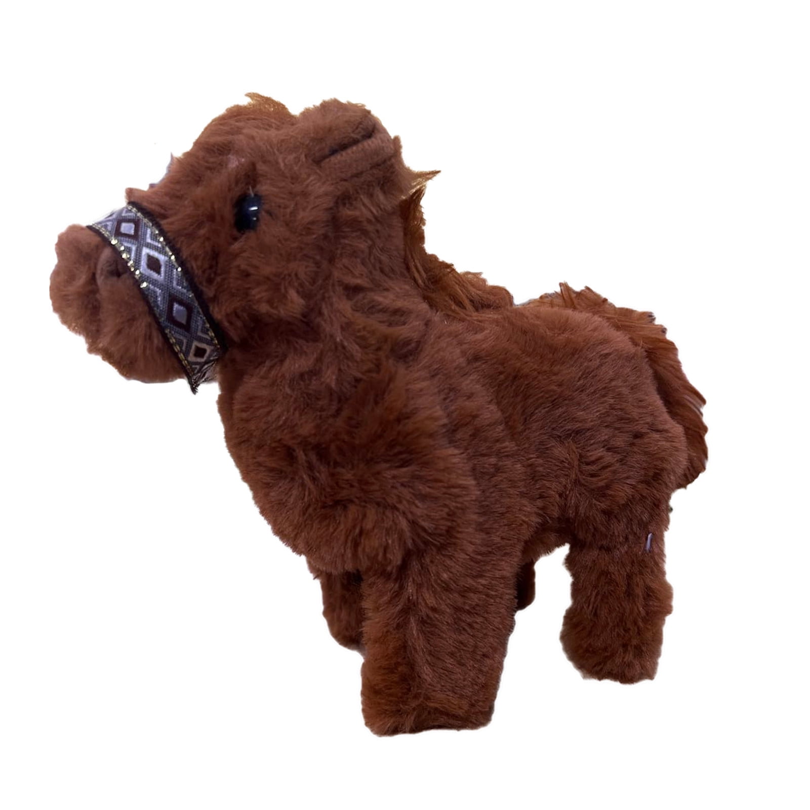 AOVUWU Adorable Plush White Pony Stuffed Animal Toy Soft and Cuddly ...