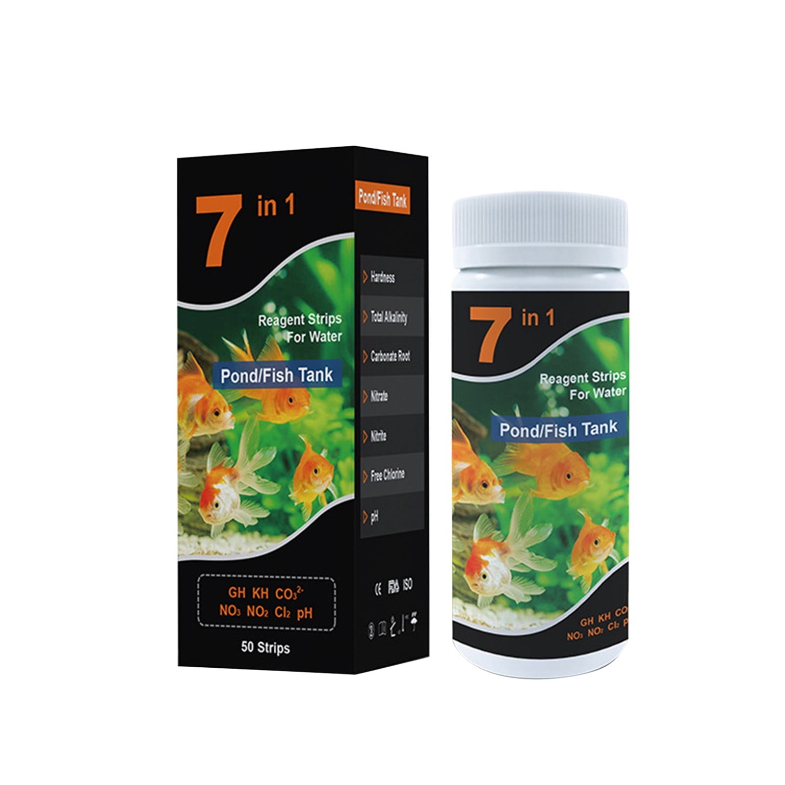 AOVUWU Aquarium Test Strips For Fish: 7 In 1 Fish Tank Water Testing ...