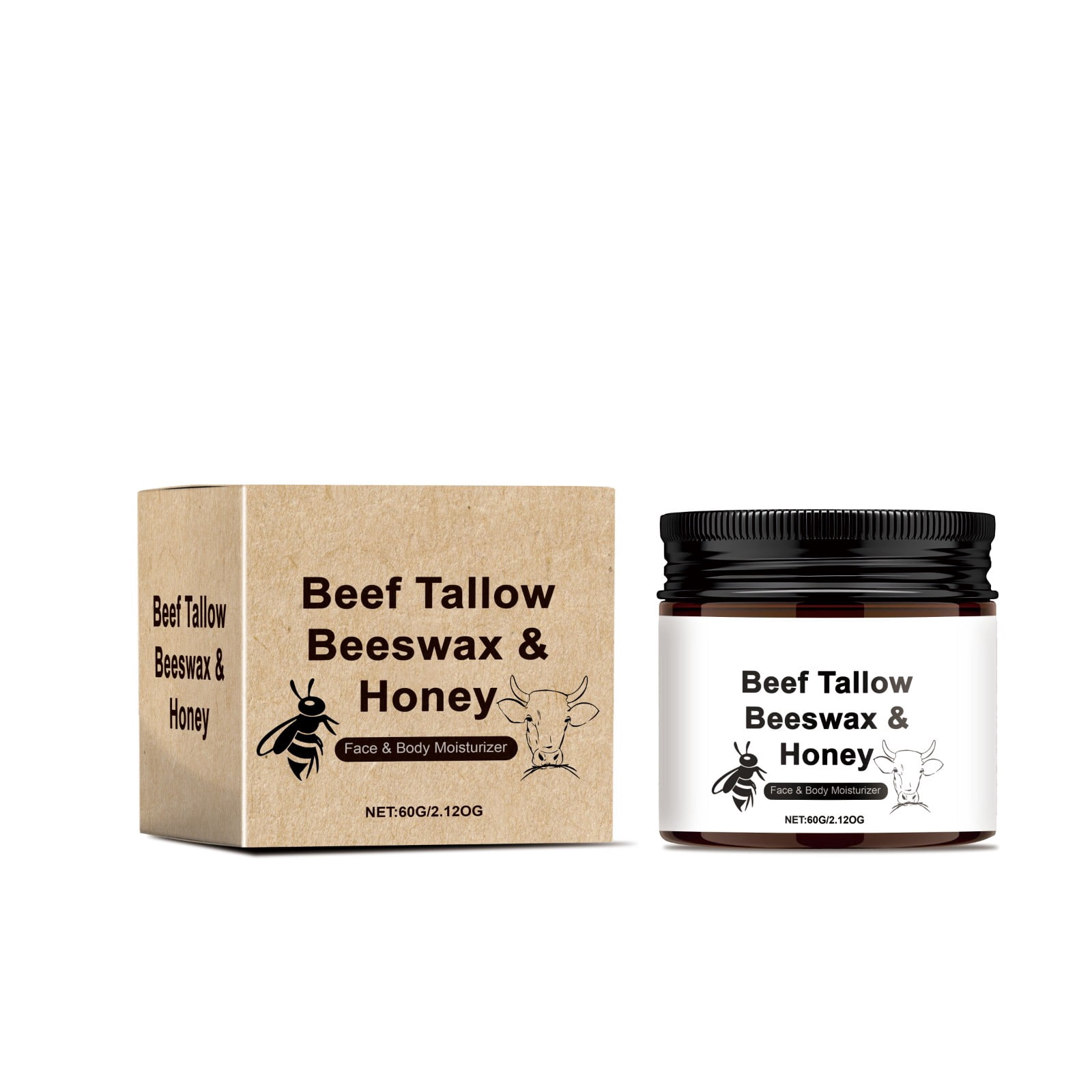 AOVUWU Beef Tallow Salve – Natural Grass Fed Beef Tallow And Honey All ...