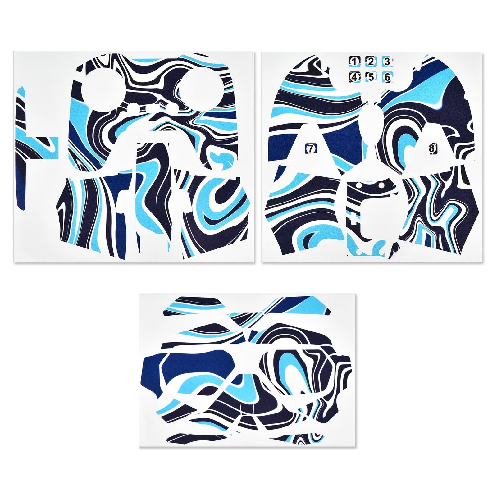 AOVUWU Body PVC Sticker Skin Protective Film Remote Control Protector ...