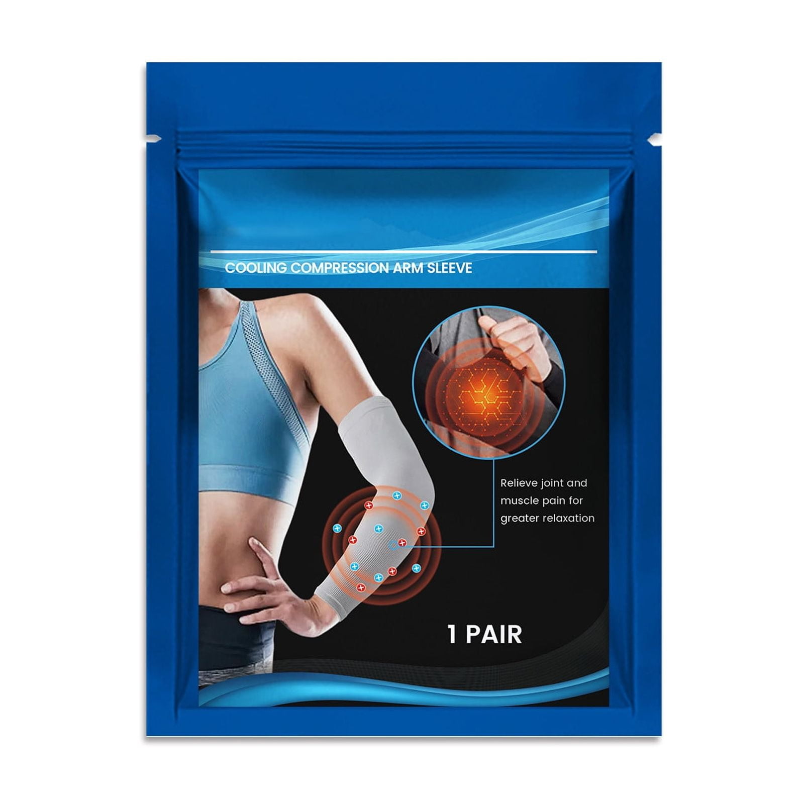 AOVUWU Compression Arm Sleeves Reduce Swelling, Relax The Body, Joint ...