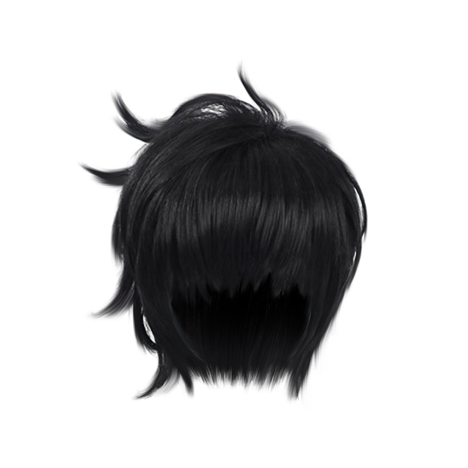 AOVUWU Costume Short Wig, Short Curly Hair, High Temperature Silk ...