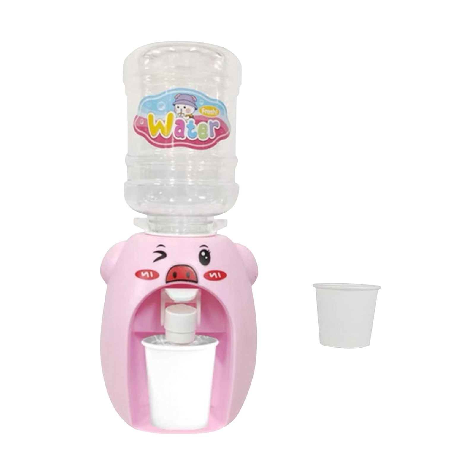 AOVUWU Cute Piggy Mini Water Dispenser for Kids Fun and Functional Desk ...