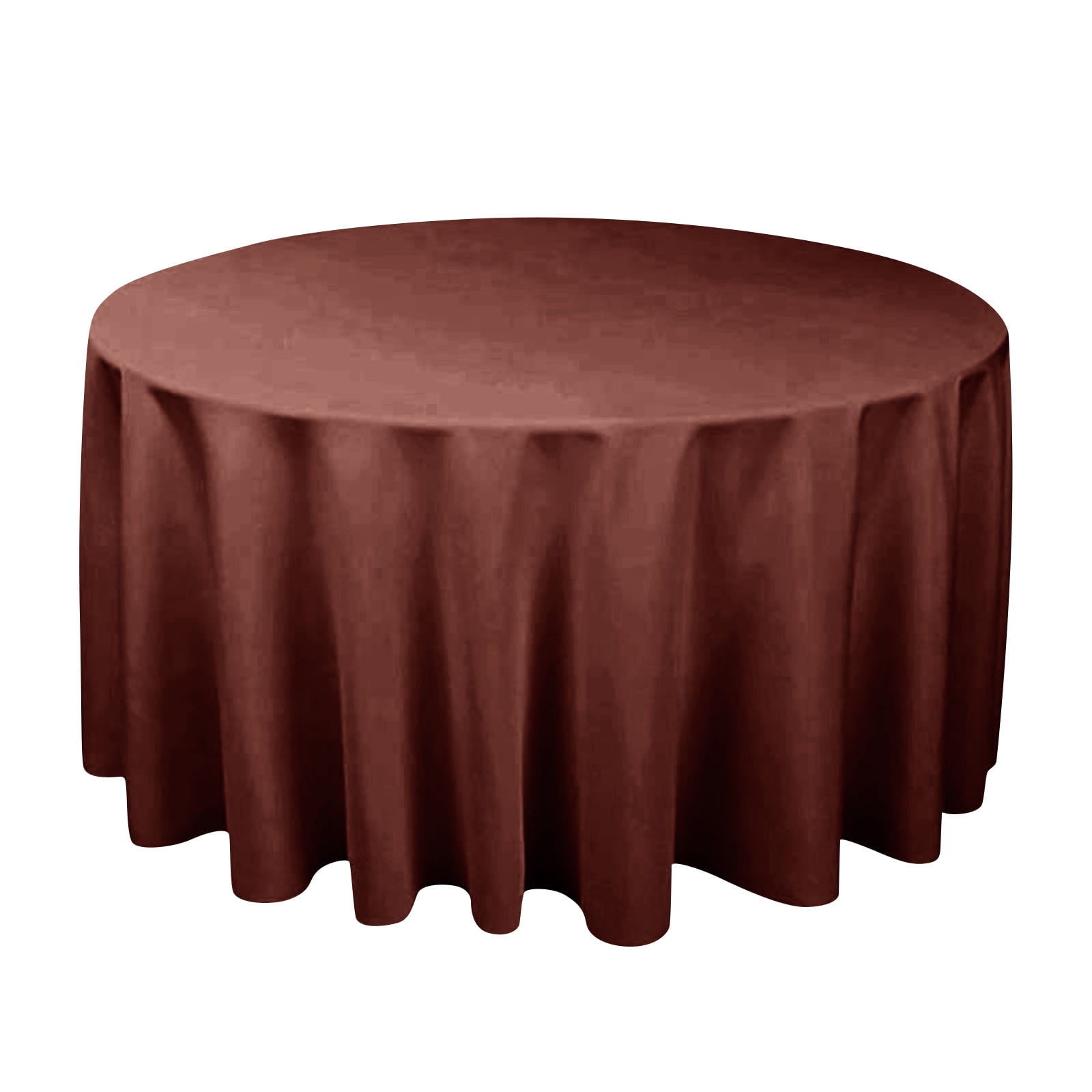 AOVUWU Elegant Red Round Tablecloth 120 Inch Diameter, Durable ...