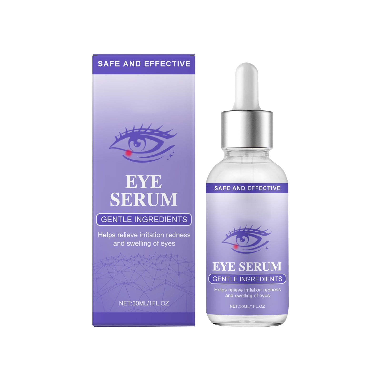 AOVUWU Eye Serum Relieves Eye Swelling Reduces Eye Pressure Moisturizes ...