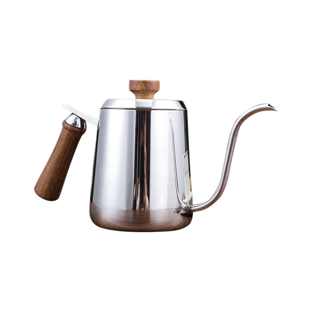 AOVUWU Gooseneck 304 Stainless Steel Pour Over Coffee Kettle Hand Drip ...