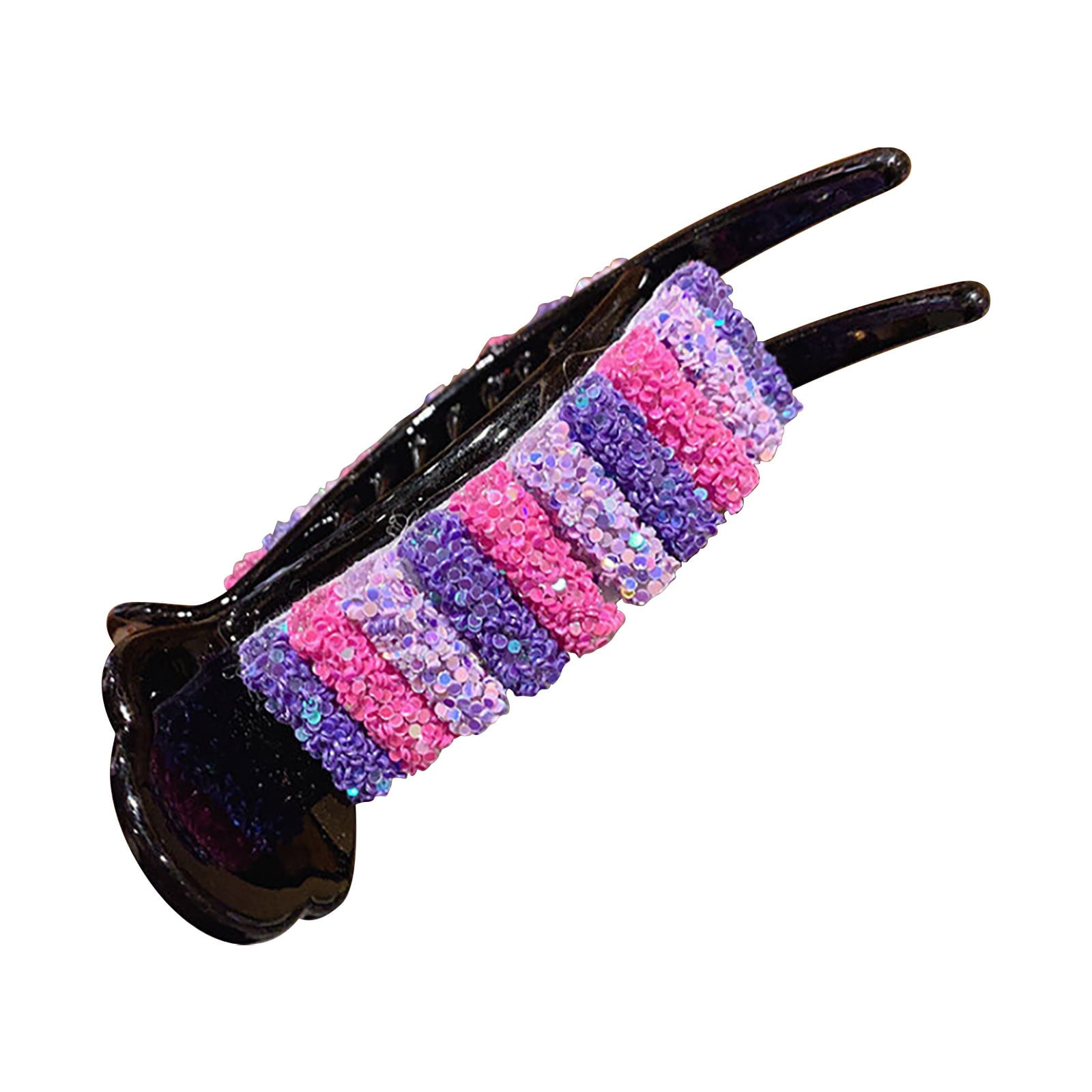 AOVUWU Hair Clip Korean Rainbow Hair Clip Big Crabs Ponytail Bun ...