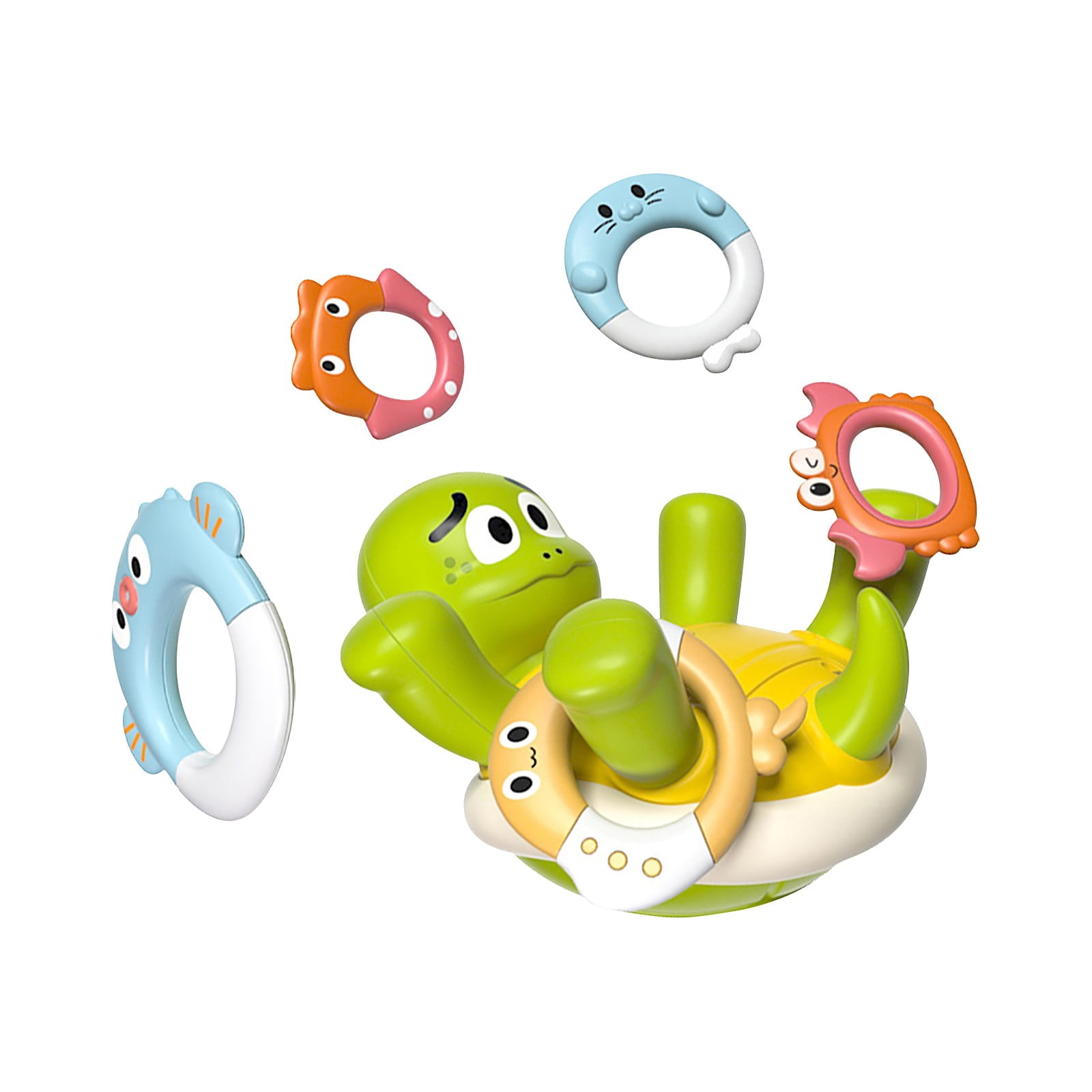 AOVUWU Interactive Baby Bath Toy Set with Floating Turtle and Animal ...