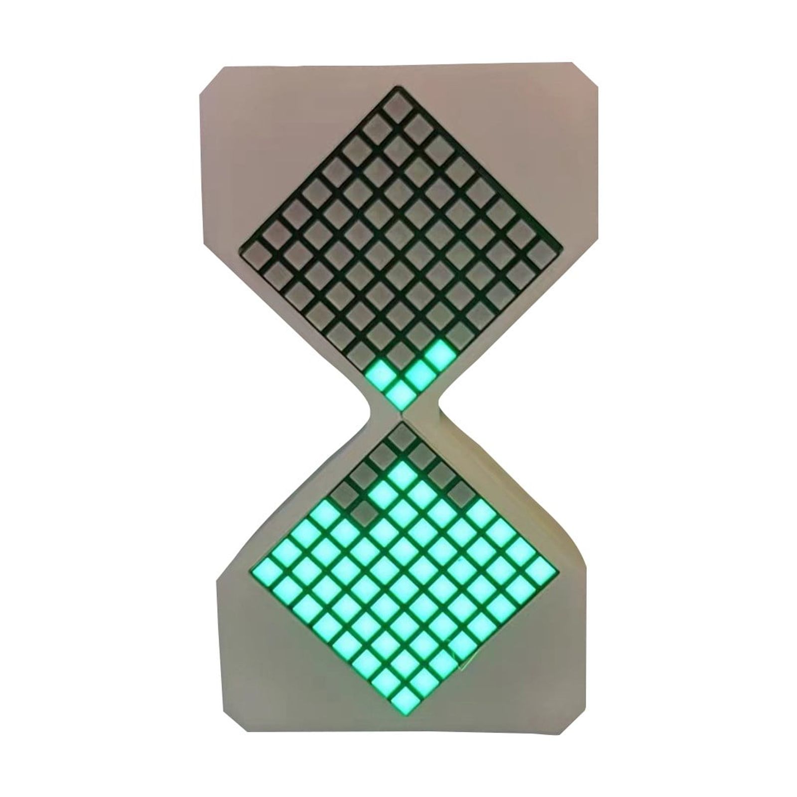 AOVUWU LED Matrix Digital Clock with Customizable Display, Modern ...