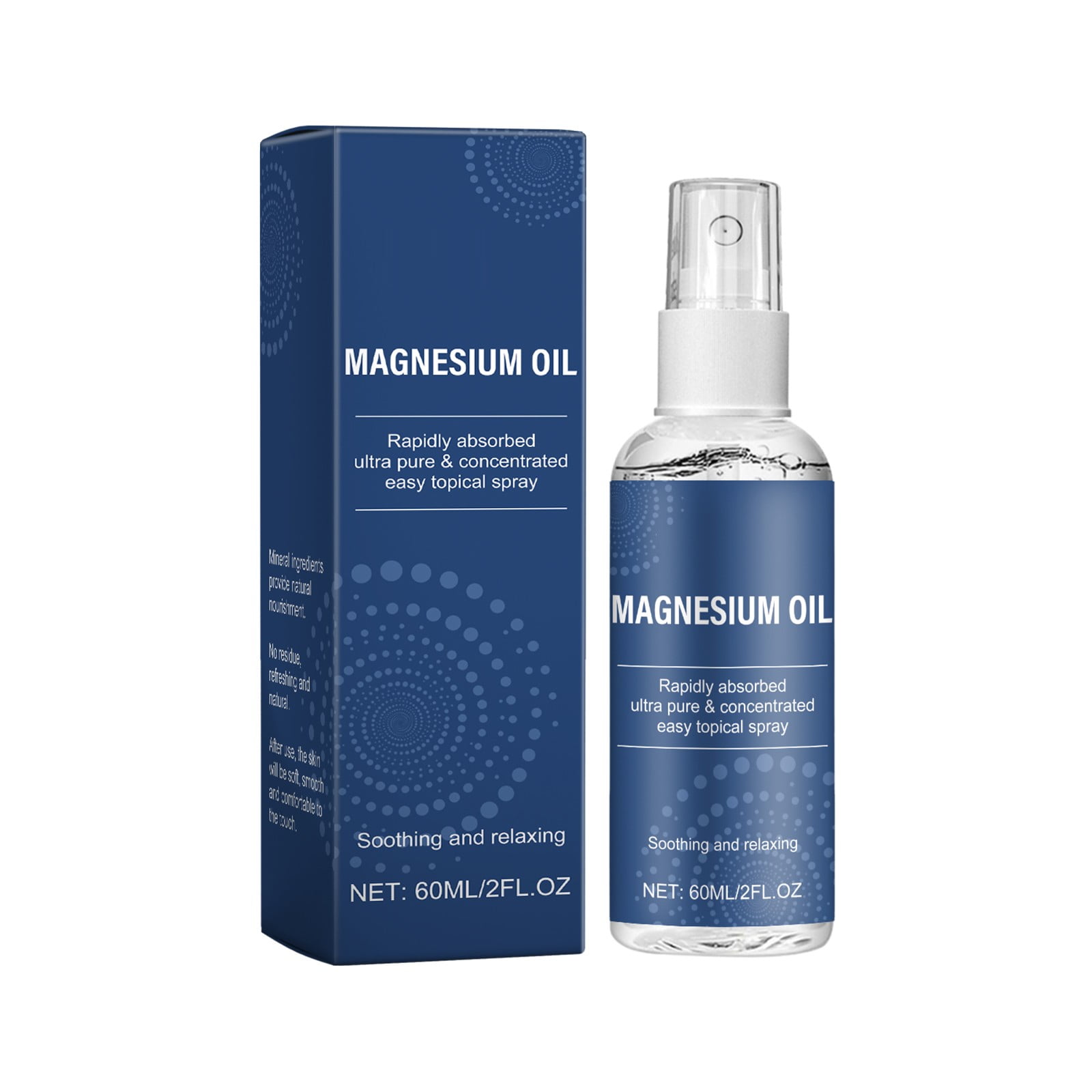 AOVUWU Magnesium Oil Spray Bottle, High Concentration Topical Magnesium ...