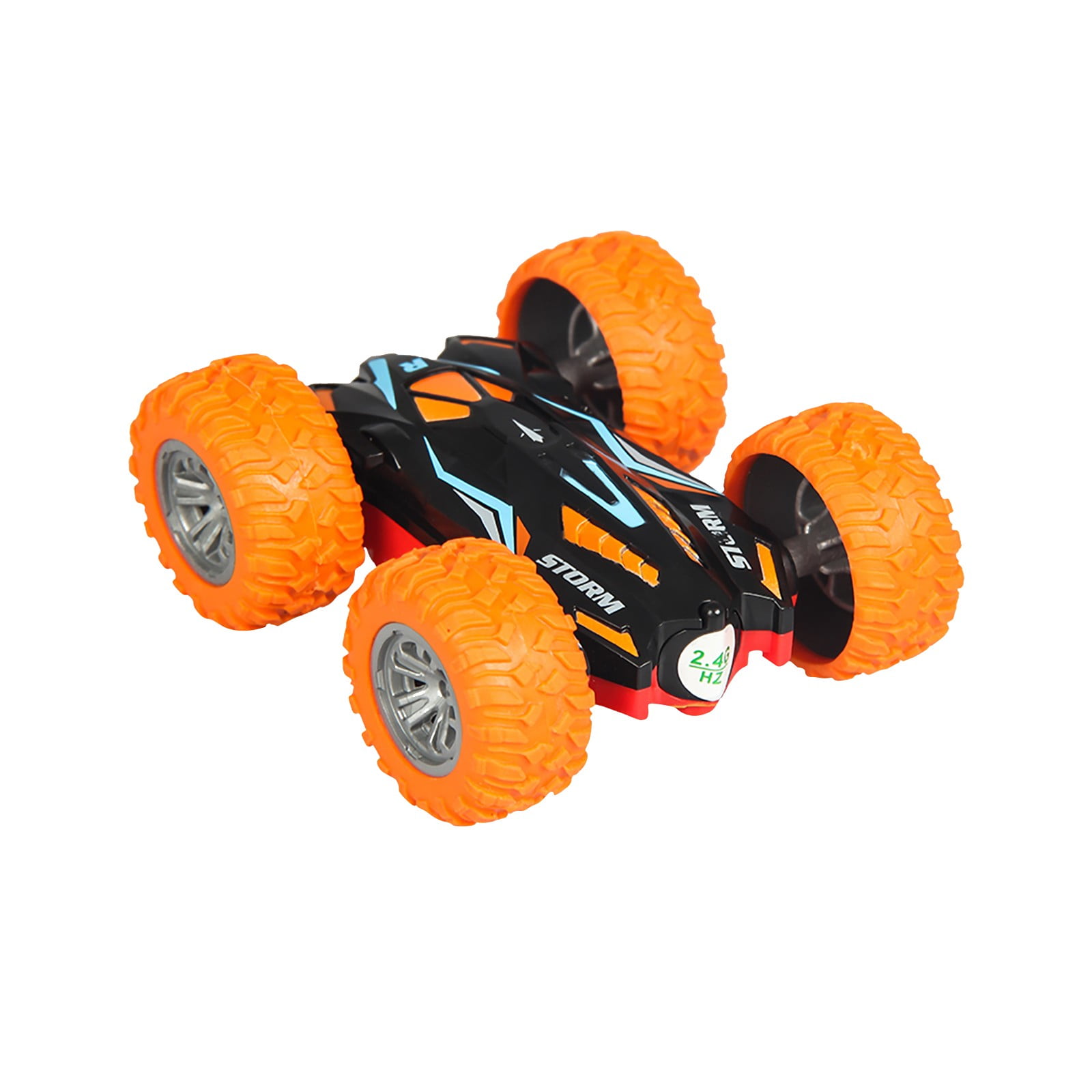 AOVUWU Mini Remote Control Two-Sided Car Spin Roll Children Remote ...