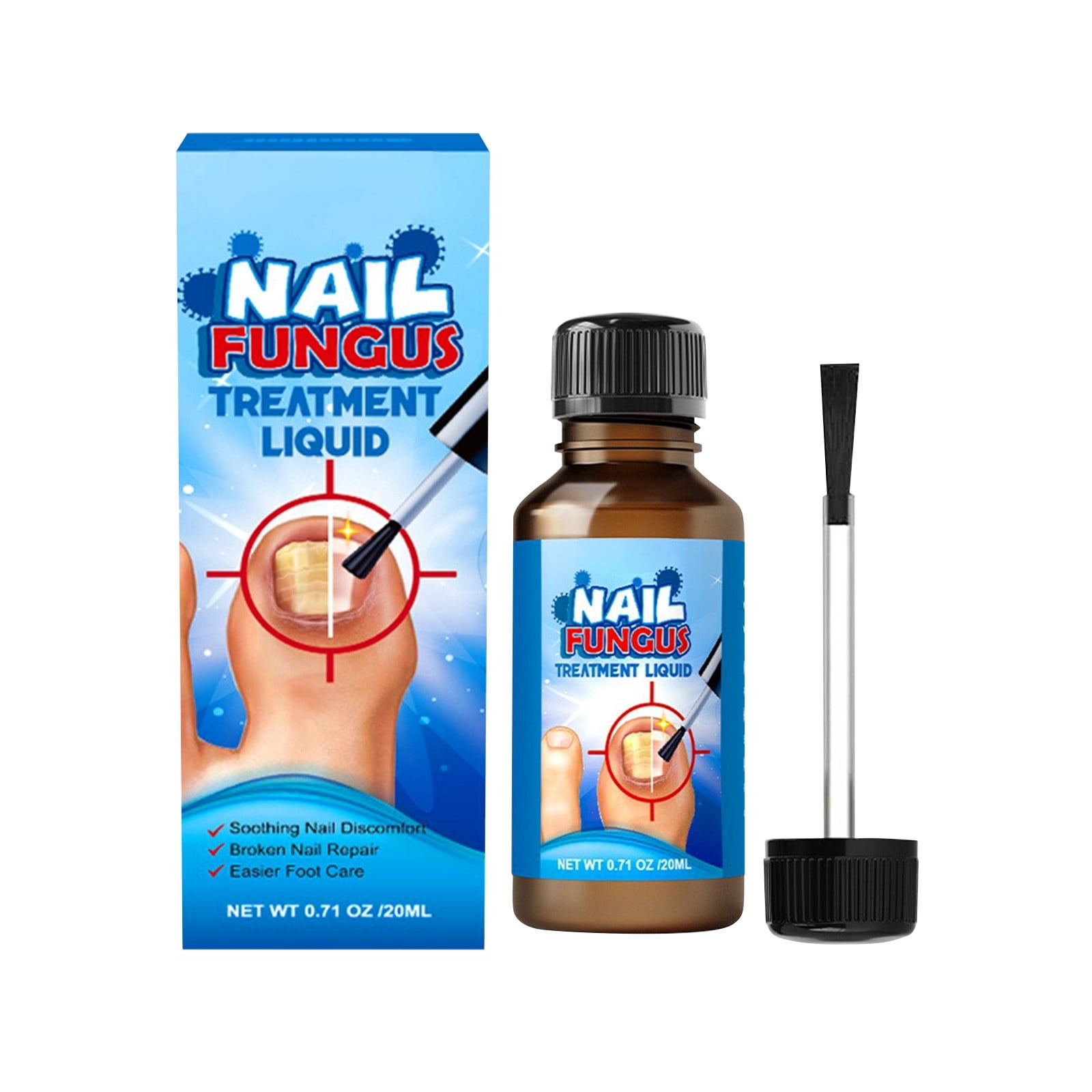AOVUWU Nail Fungus Treatment Liquid Effective Solution for Toenail and ...