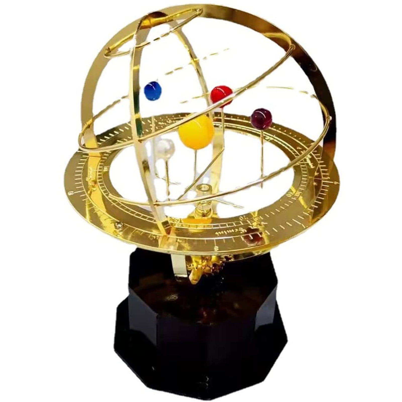 AOVUWU , Rotating Solar System Metal Ornament, Retro Planet Metal Model ...