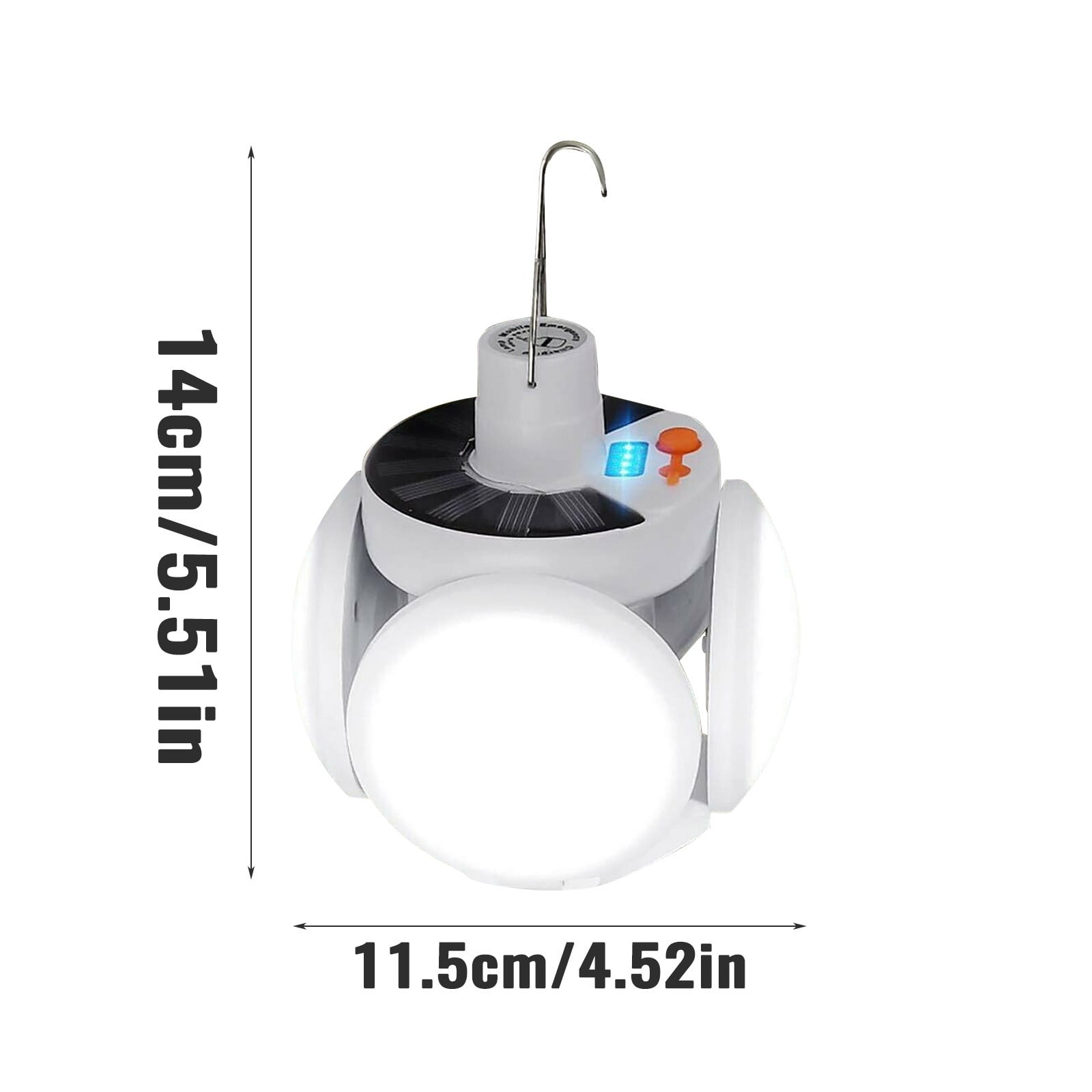 AOVUWU Solar Light Deformable Garage Light Folding Bulb LED Light ...