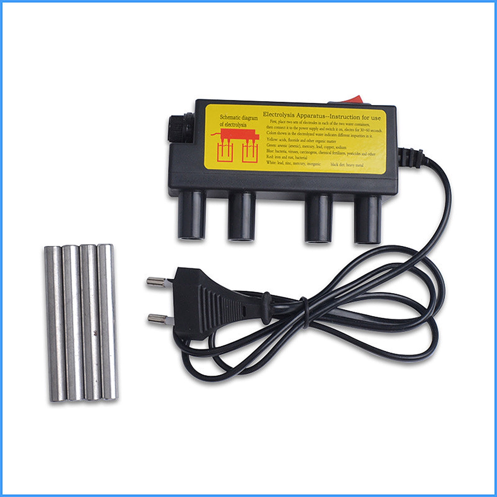 AOVUWU Water Electrolyser Test Electrolysis Device Water Tools Portable ...