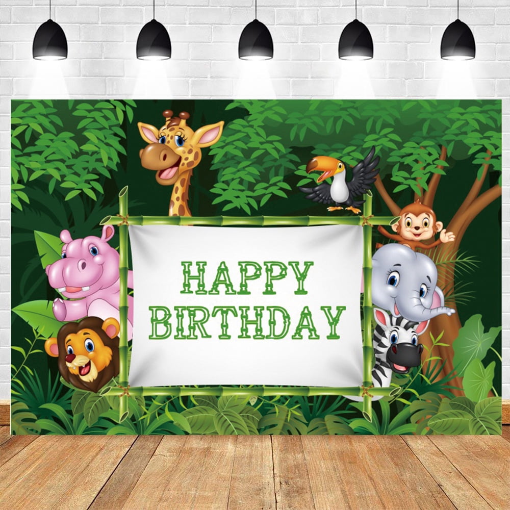 Happy Birthday Zoo Animals