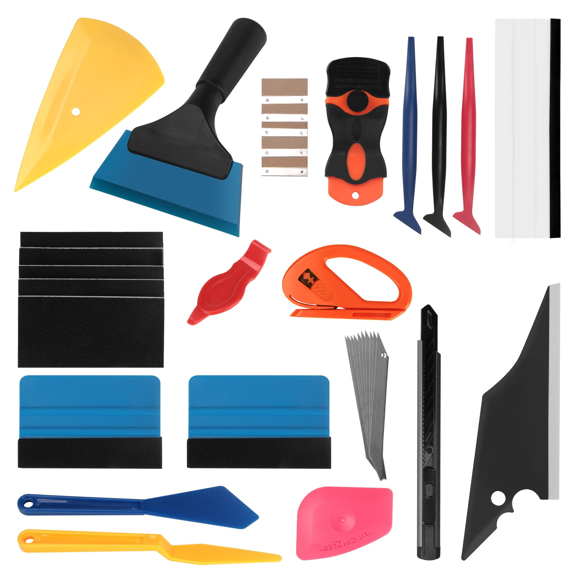 AOWEITOUR 19 PCS Car Window Film Tint Tool Kit,Custom Toolset ...
