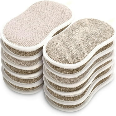 UDIYO 3Sets(12Pcs) Multi-Purpose Scrub Sponges for Kitchen by Scrub-it ...