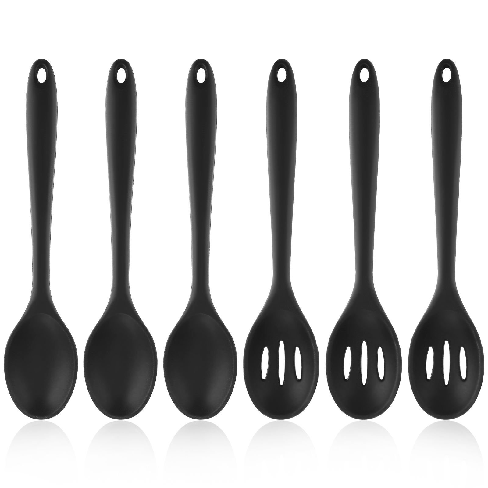 Craft Kitchen High Heat Nylon Solid Spoon with Triple Rivet Handle ...