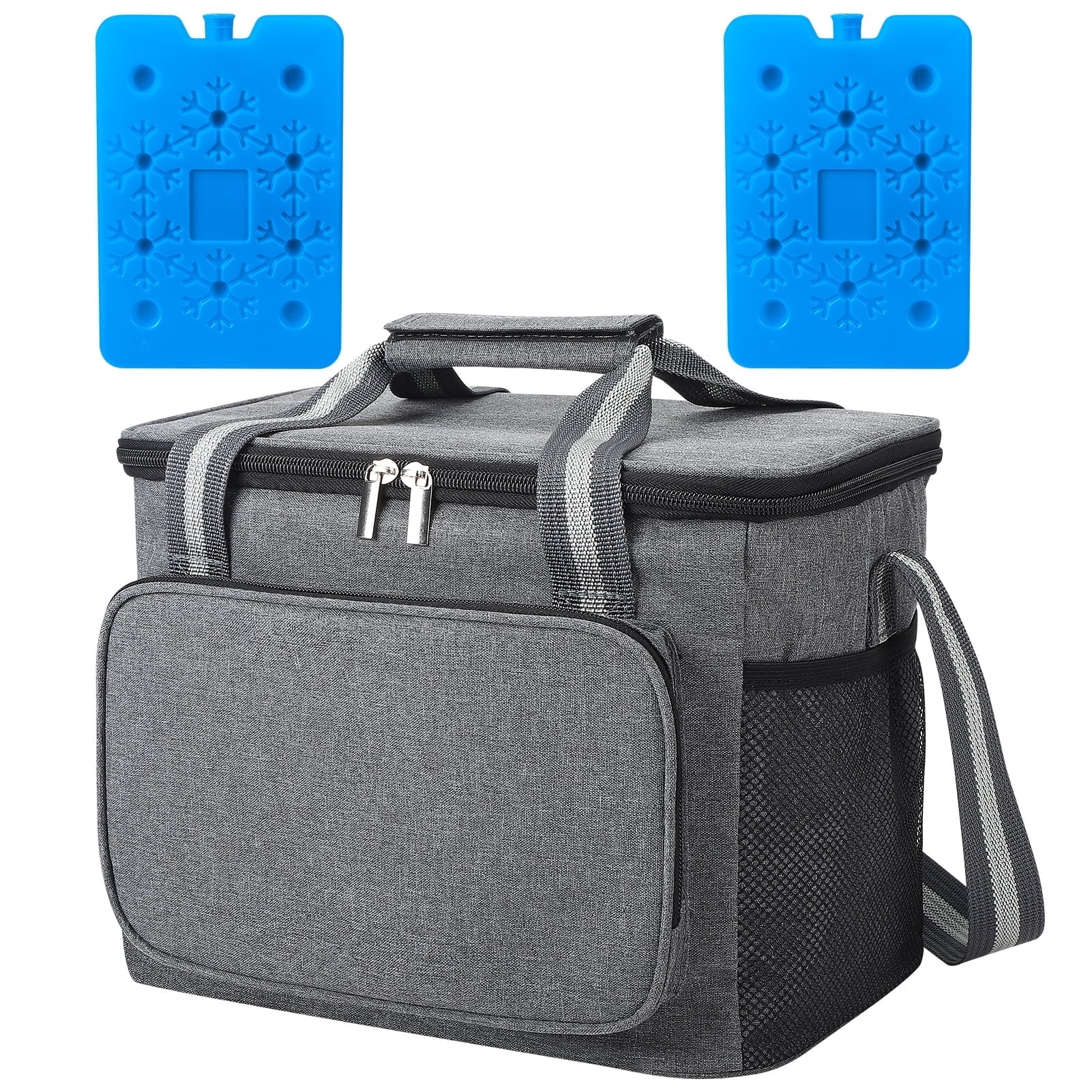 AOWOO Insulated Lunch Box with Ice Pack, 15L Cooler Lunch Box ...