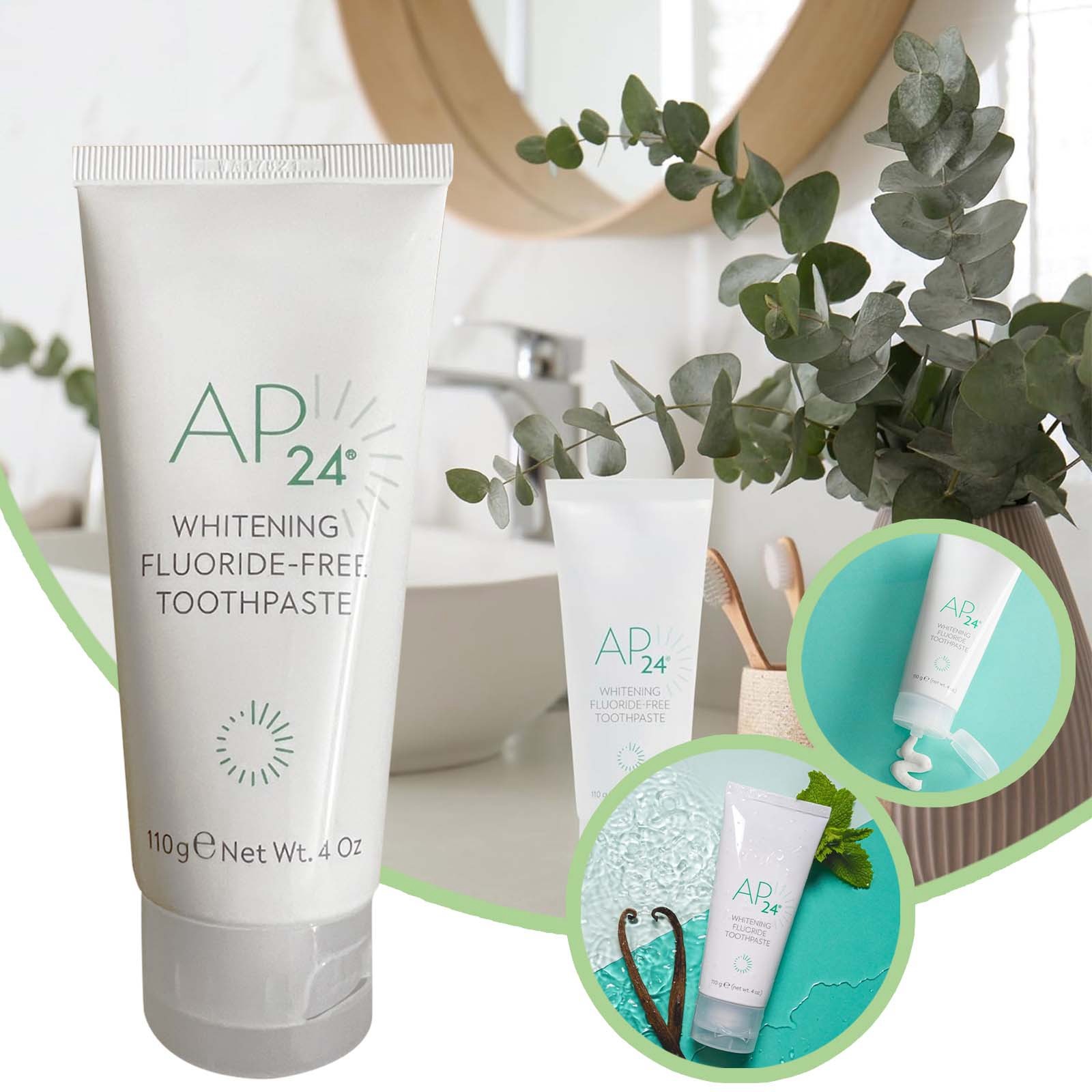 AP 24 Whitening Toothpaste | AP 24 Blend | Vanilla Mint Flavor ...