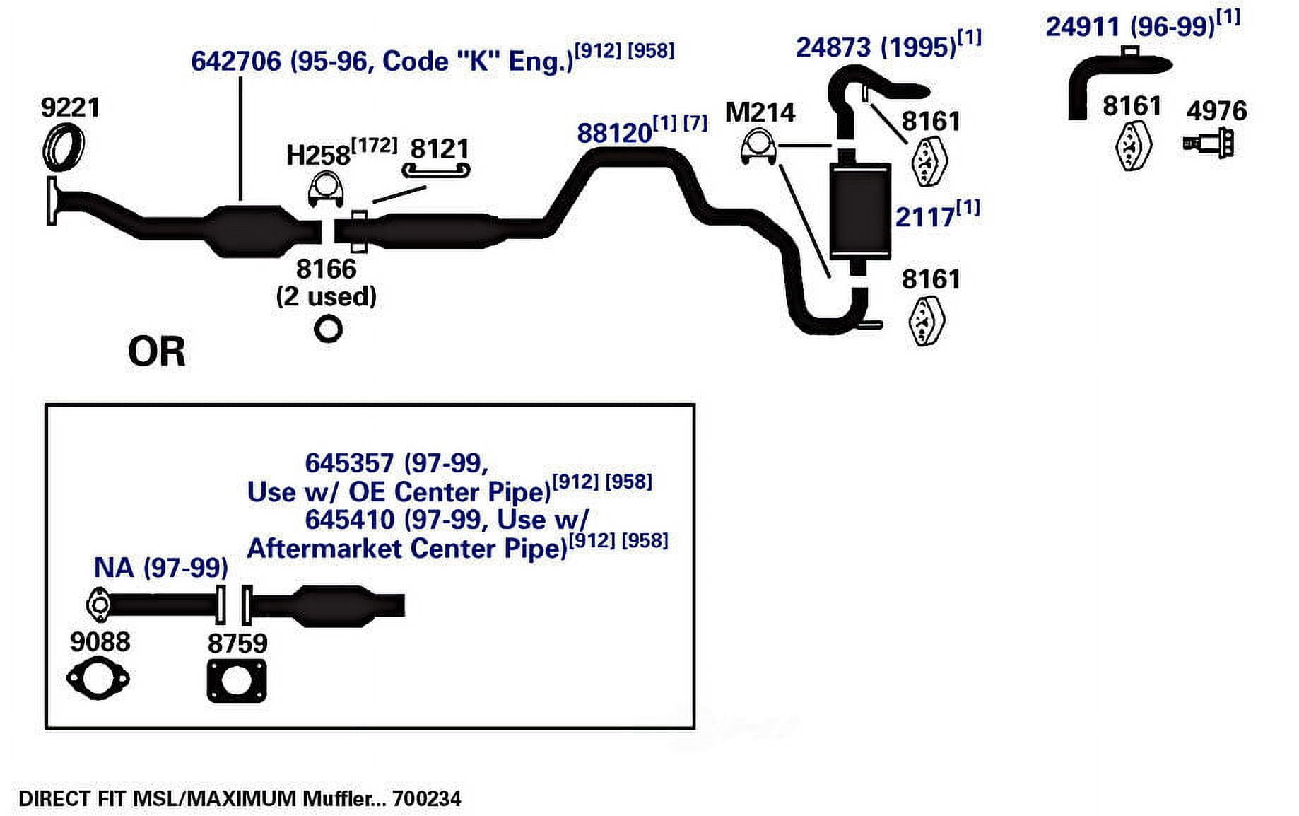 Nissan Rogue Exhaust Muffler Assembly
