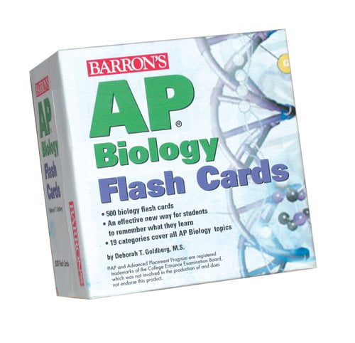 Pre-Owned Barron's AP Biology Flash Cards Paperback - Walmart.com