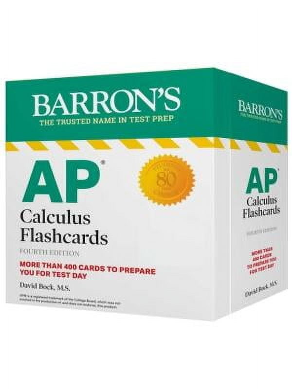 AP Calculus Flashcards, Fourth Edition: Up-to-Date Review and Practice ...