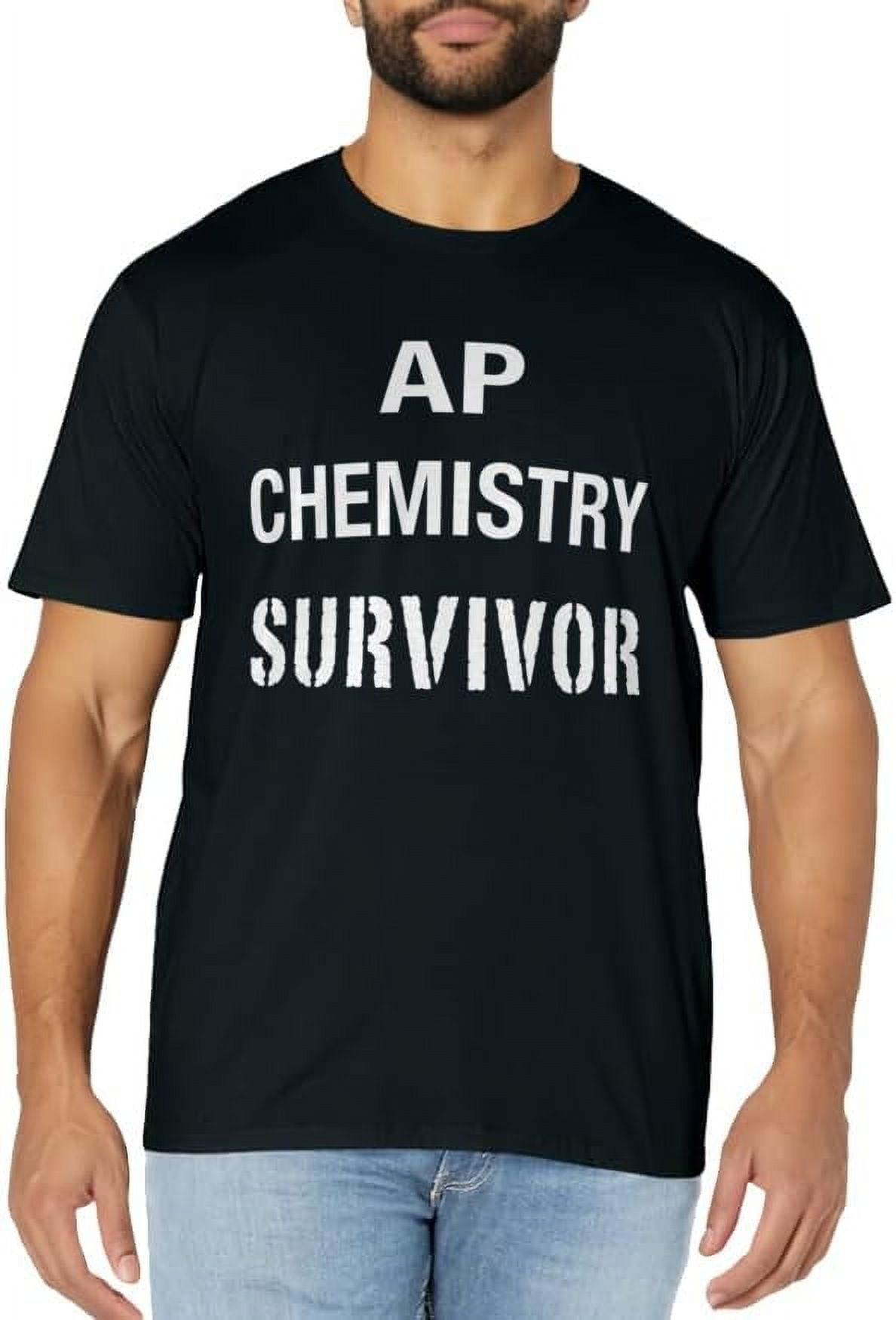 AP Chemistry T Shirt Funny High School AP Class Survivor - Walmart.com