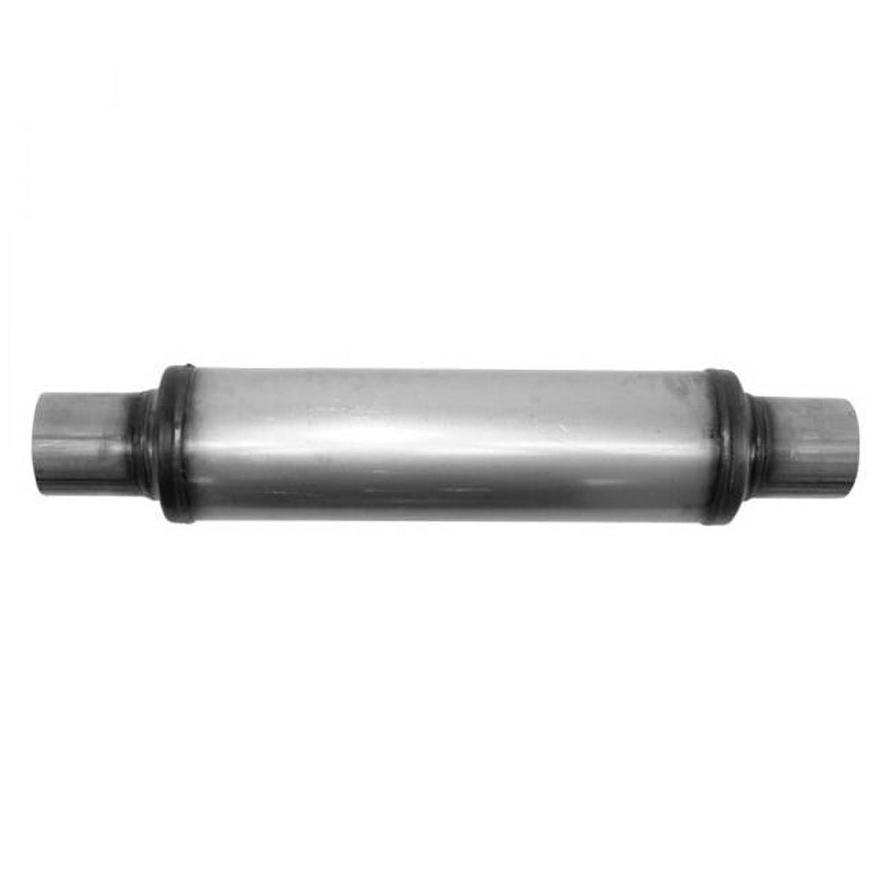 AP EXHAUST PRODUCTS XS0416 MUFFLER - XLERATOR STAINLESS STEEL, ROUND ...