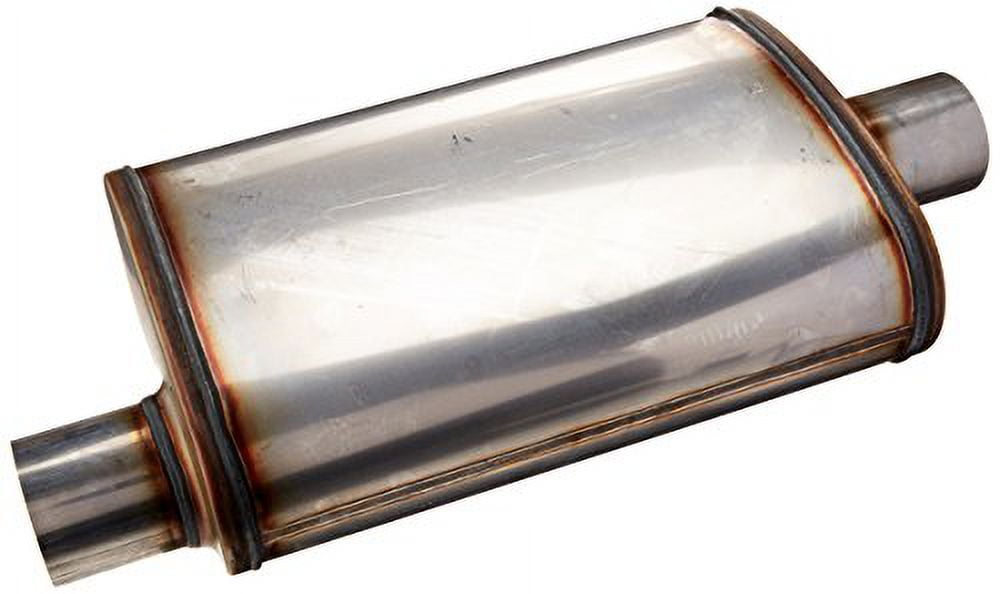 AP EXHAUST PRODUCTS XS1226 MUFFLER - XLERATOR STAINLESS STEEL, OVAL-O/C ...