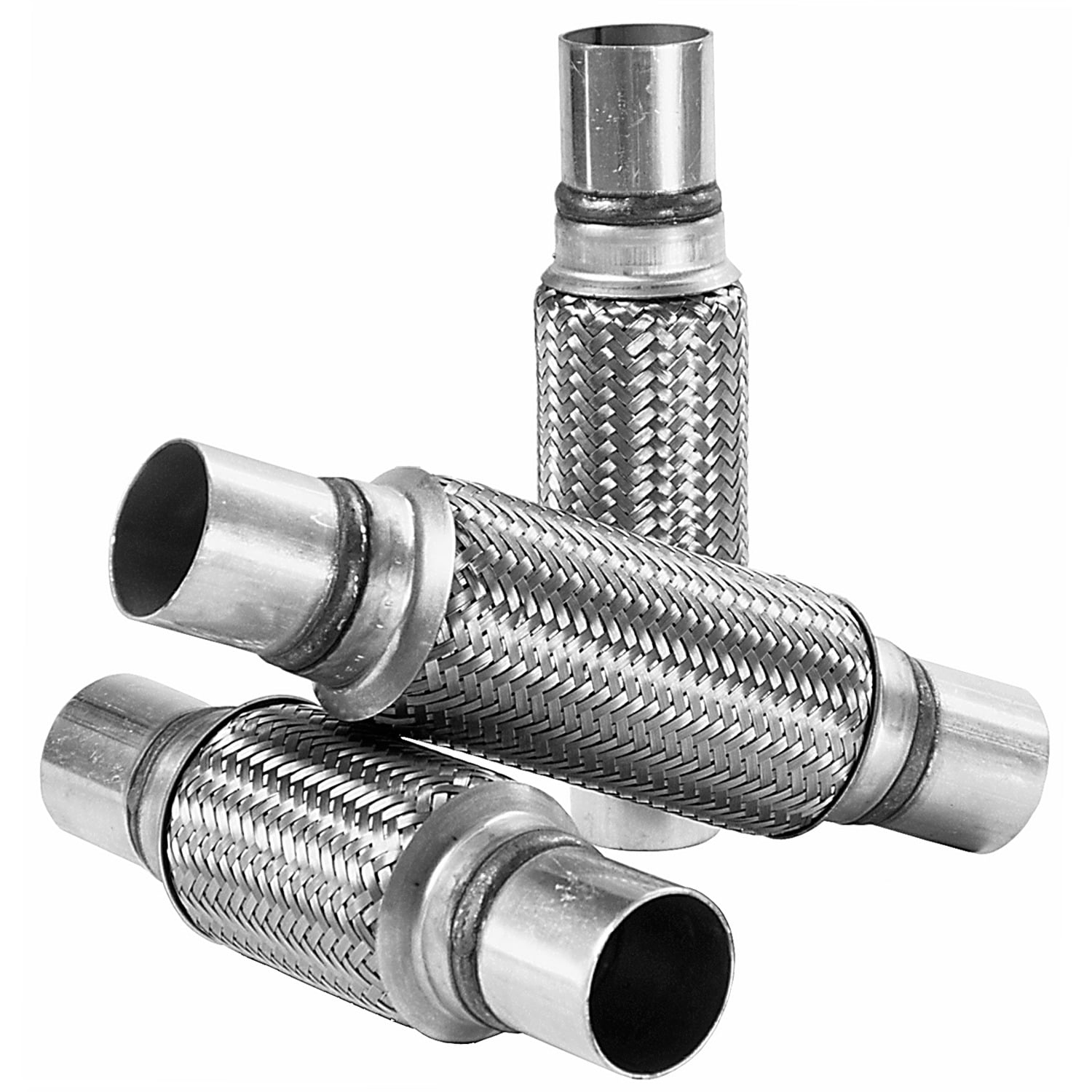 AP Exhaust Universal Flex Pipe, 2.50" Diam., 10" OAL, 6" Body 8848 ...