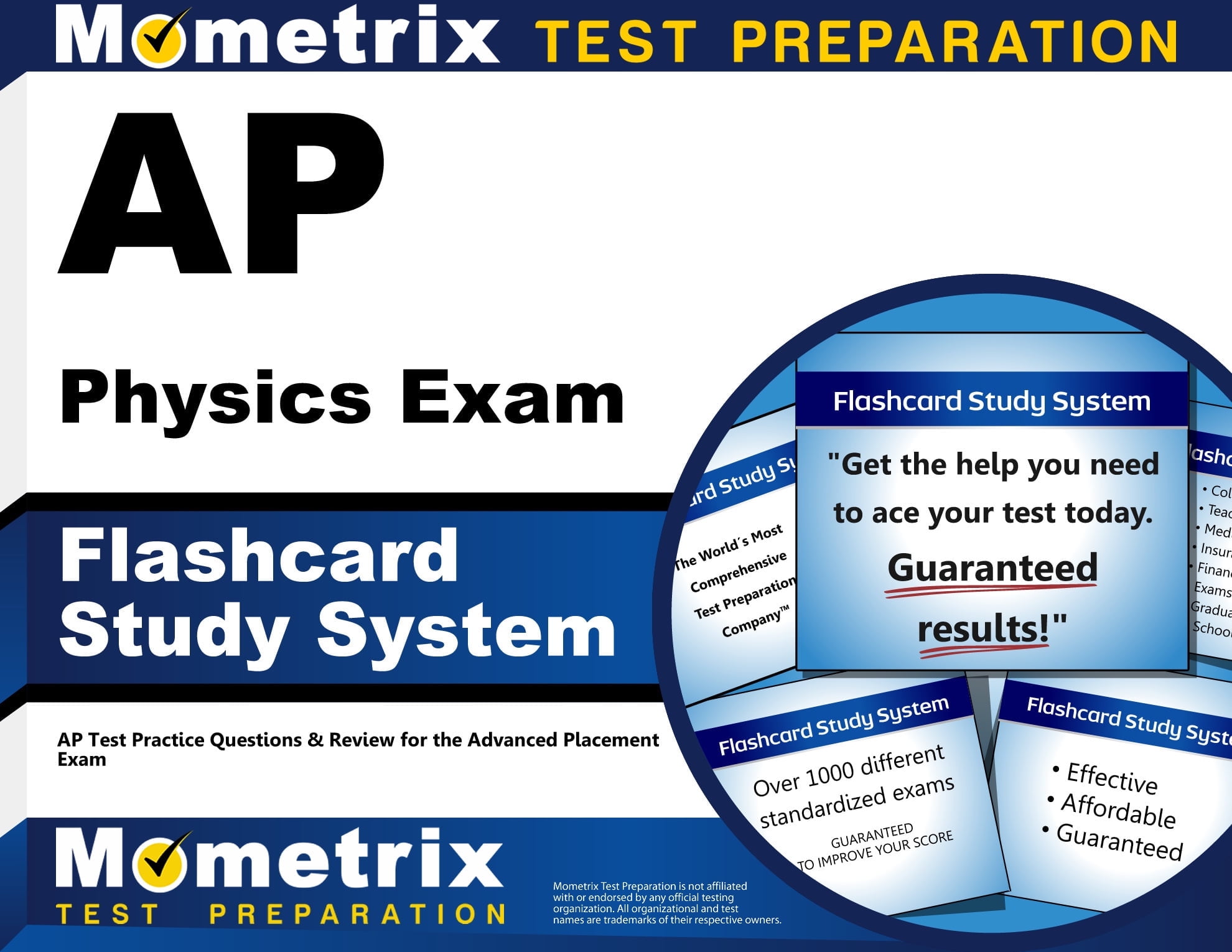 AP Physics Exam Flashcard Study System : AP Test Practice Questions ...