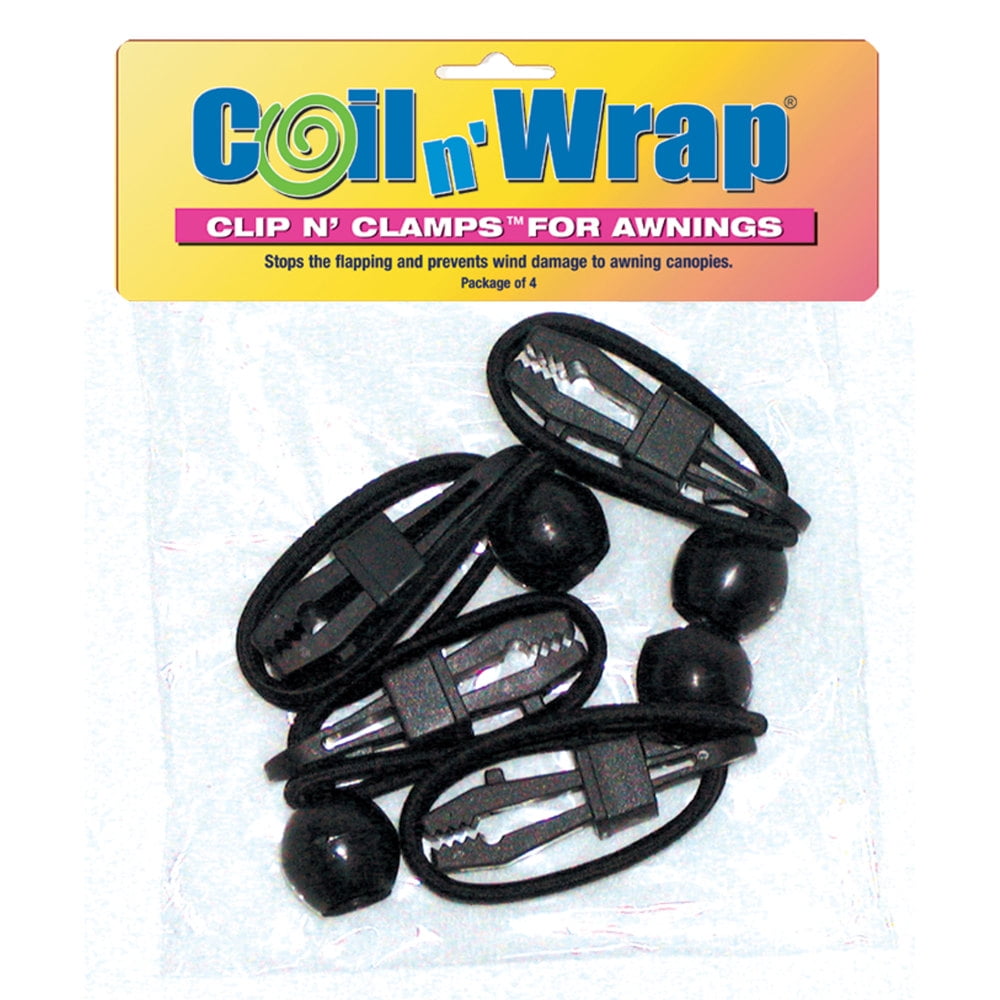 AP Products 006-21 Coil n' Wrap Clip n' Clamps for Awnings - Pack of 4 ...